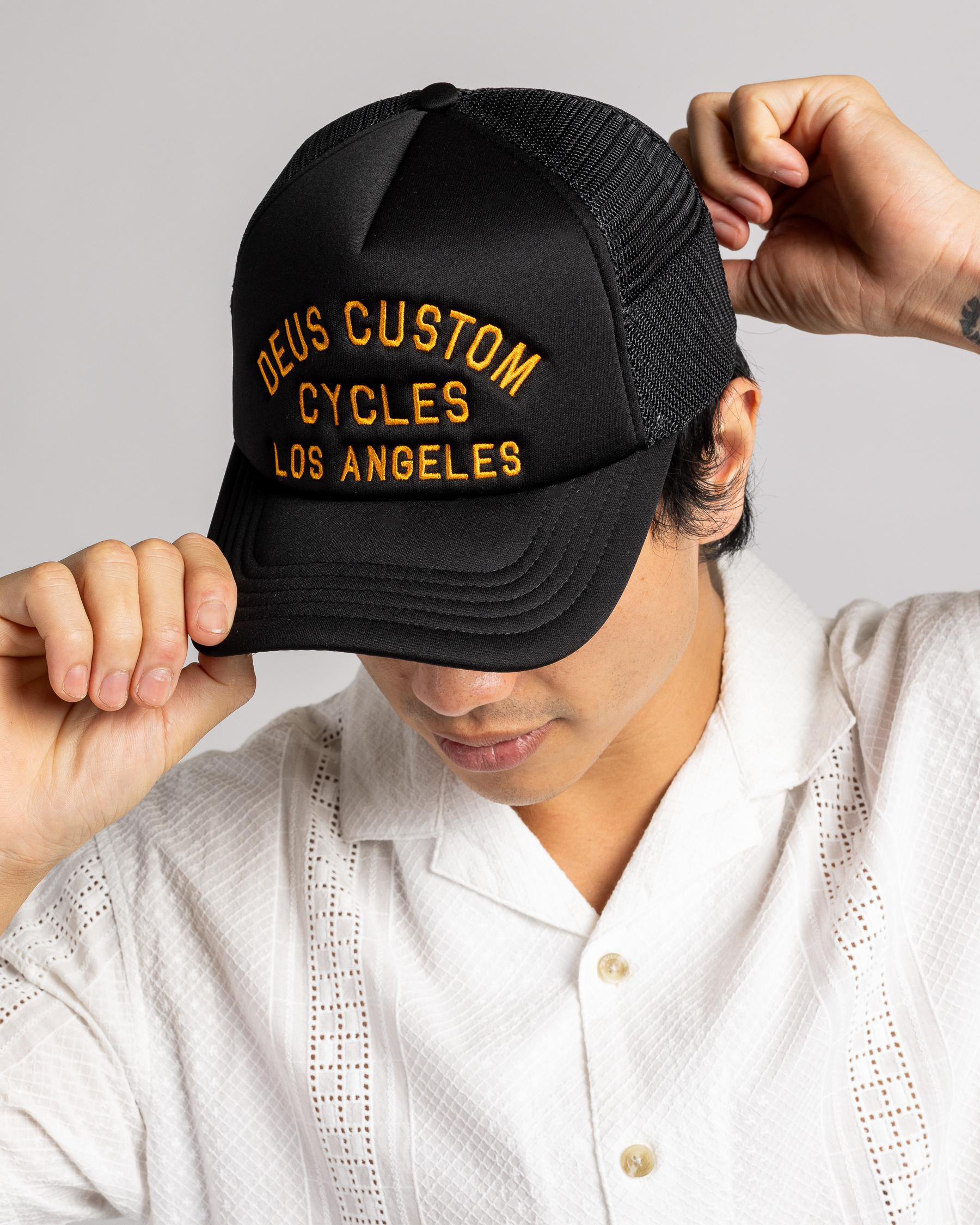 Deus Ex Machina Citadel Trucker Cap In Black - FREE* Shipping & Easy ...