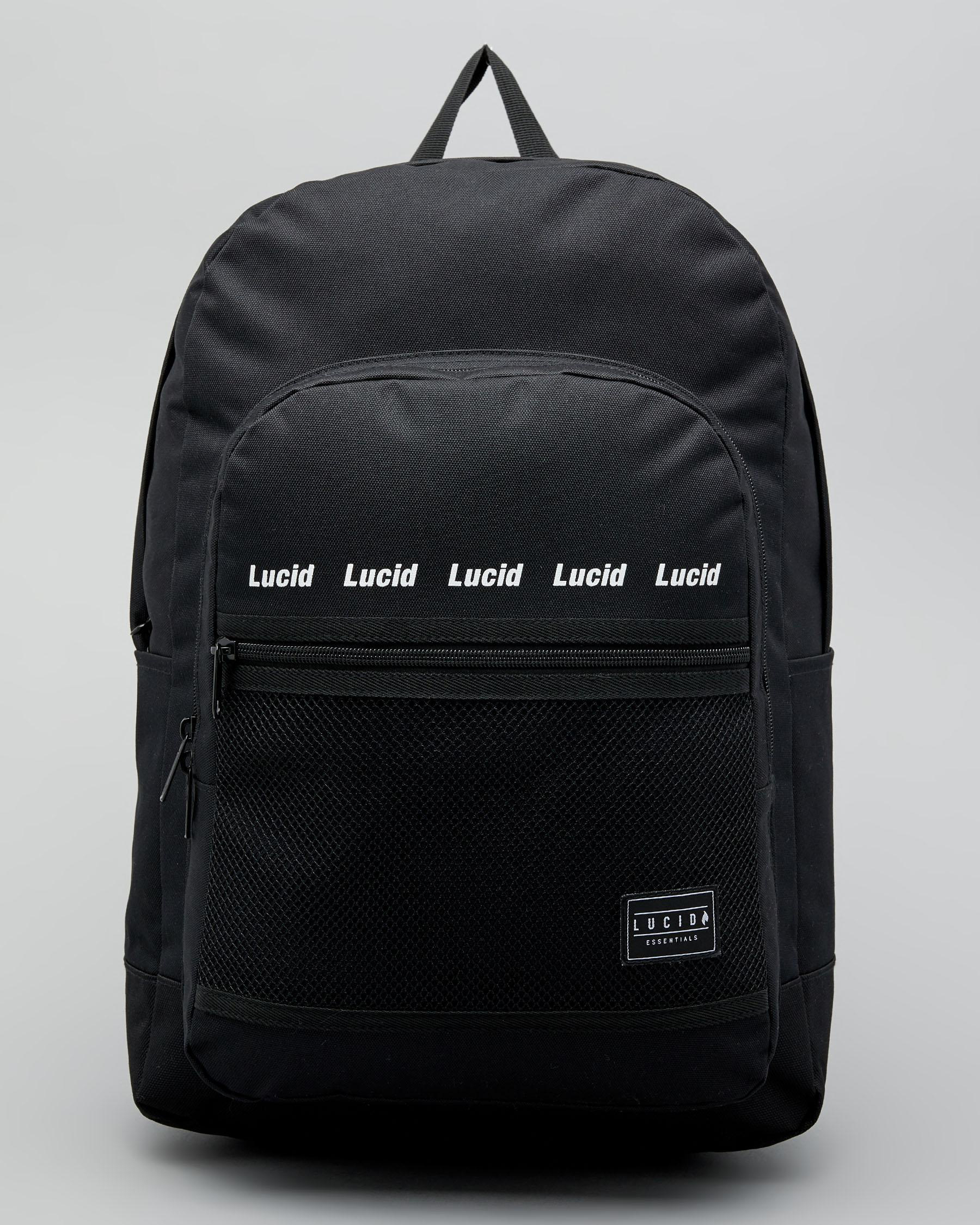 Shop Lucid Stockpile Backpack In Black - Fast Shipping & Easy Returns ...