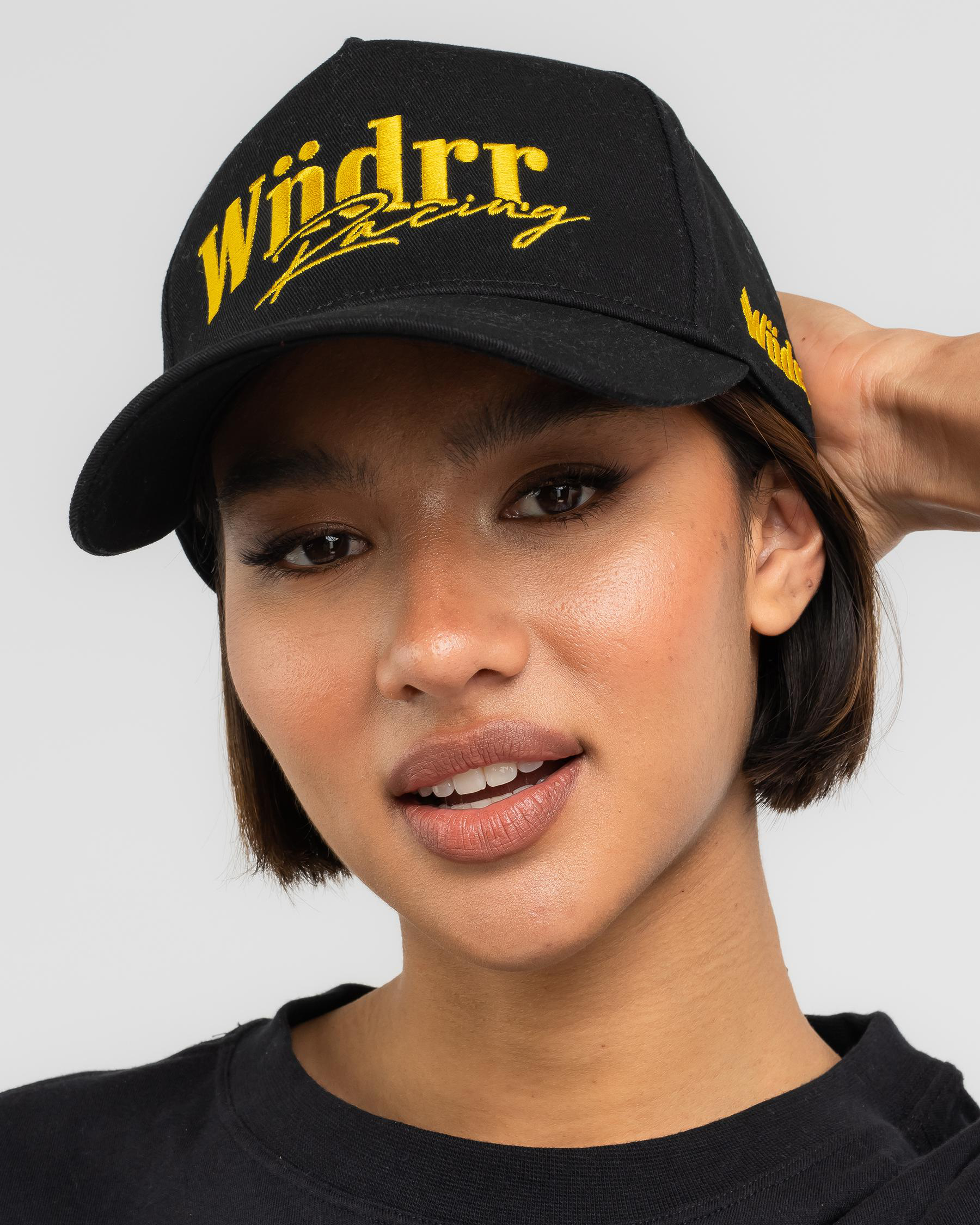 Shop Wndrr Pit Lane High Rise Cap In Black - Fast Shipping & Easy ...