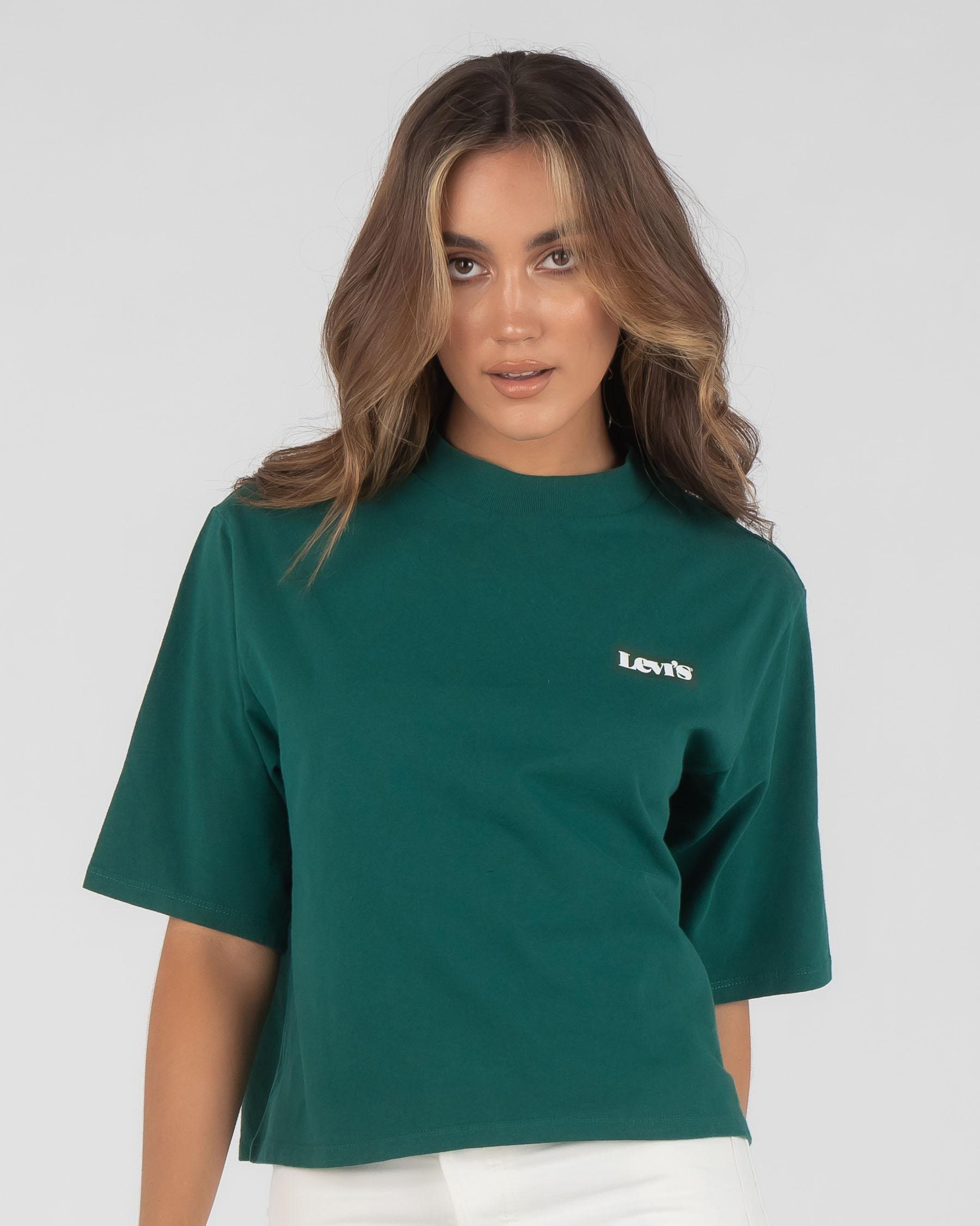 Shop Levi's Box Logo T-Shirt In Forest - Fast Shipping & Easy Returns ...