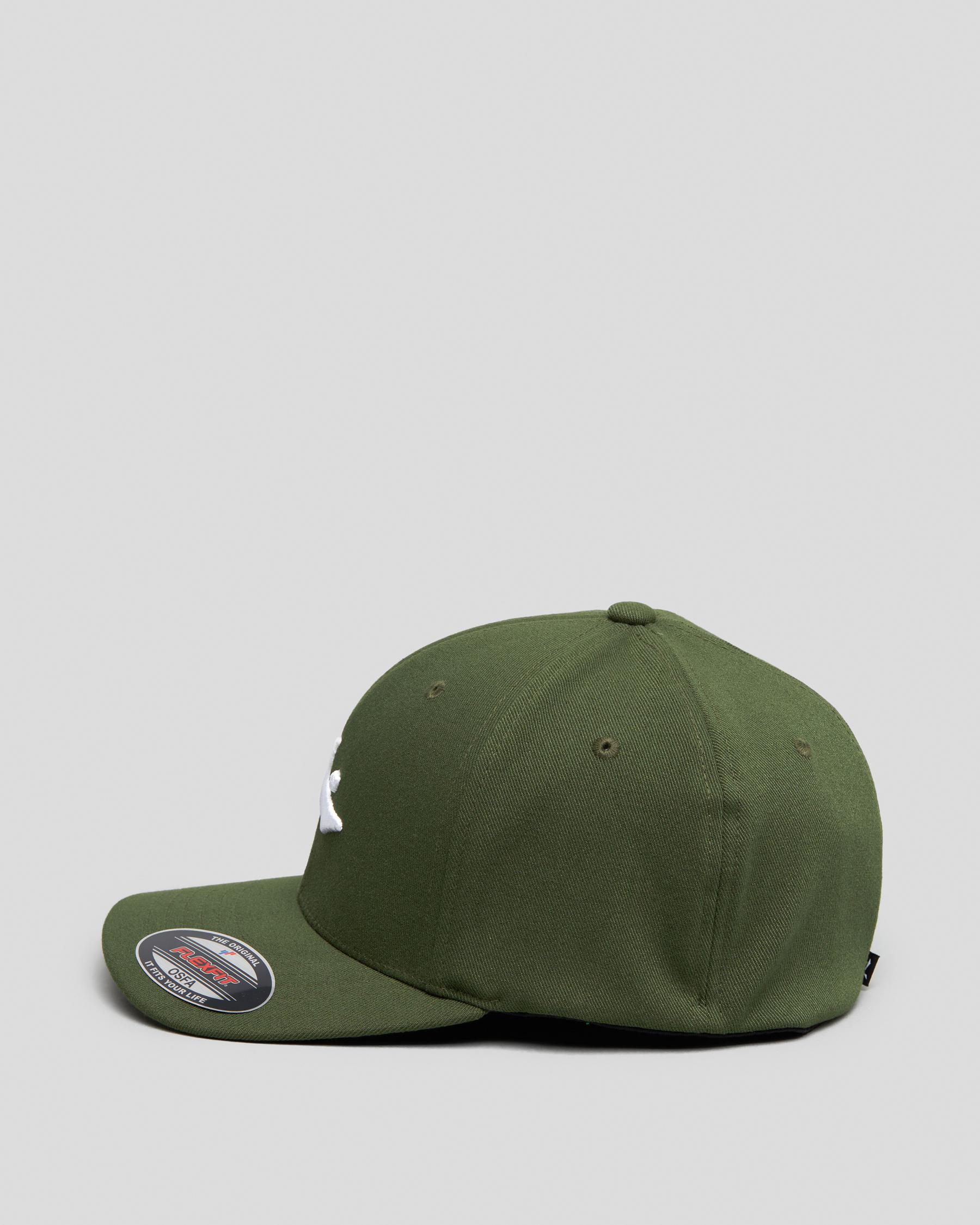 Shop Rusty Chronic 4 Flexfit Cap In Olive 1 - Fast Shipping & Easy ...