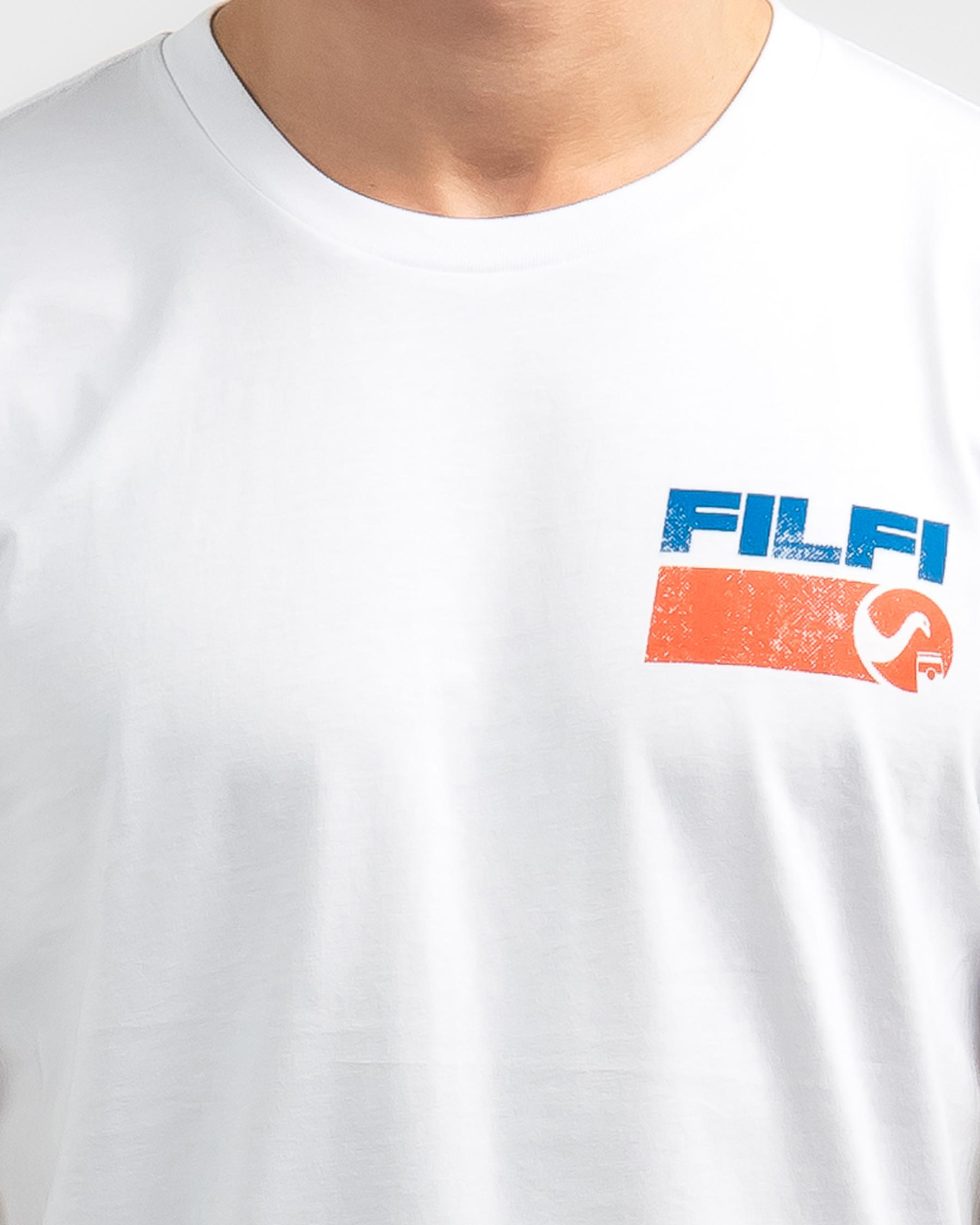 Shop Bush Chook Filfi T-Shirt In White - Fast Shipping & Easy Returns ...