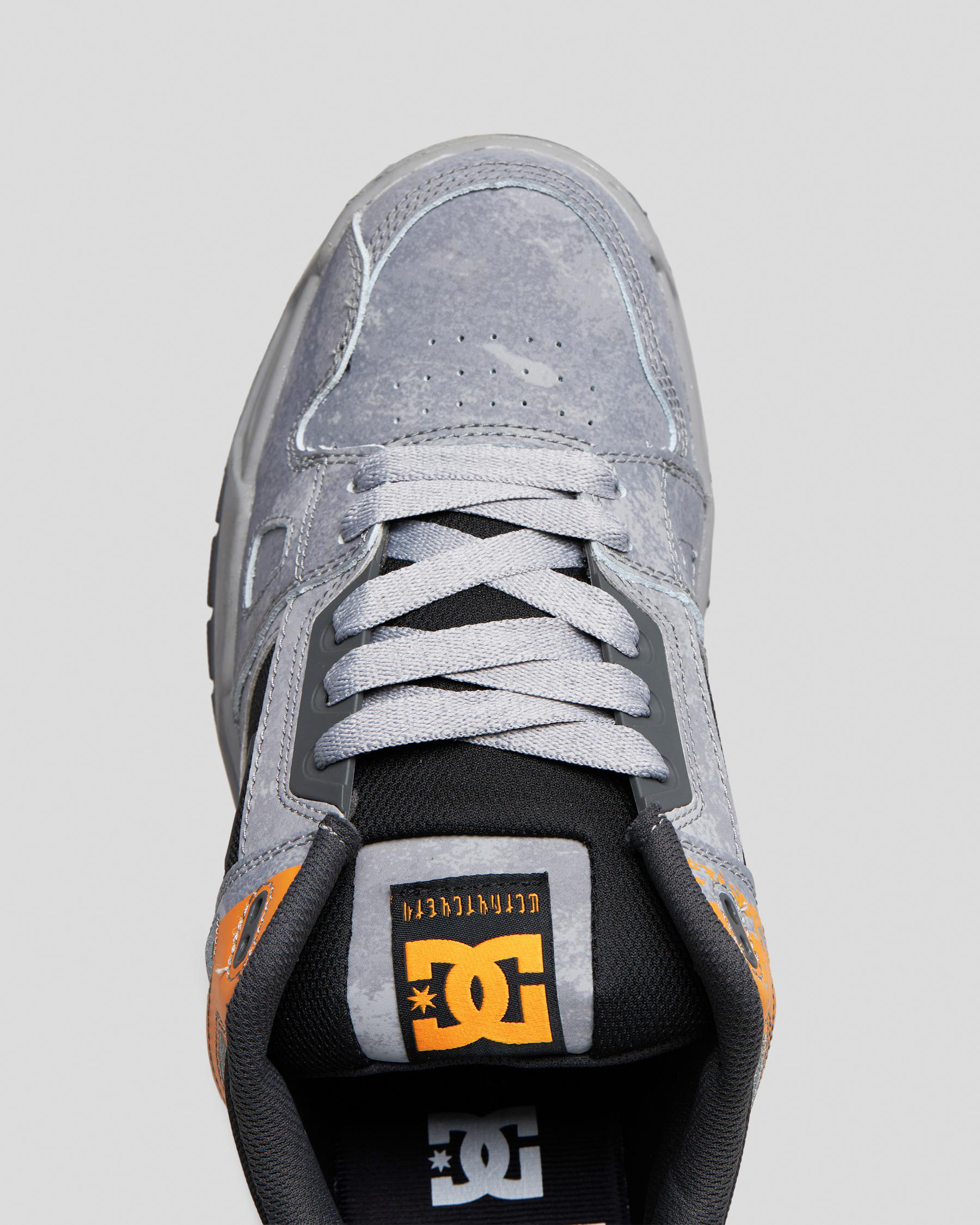 Shop DC Shoes SW Stag Shoes In Grey/grey/black - Fast Shipping & Easy ...