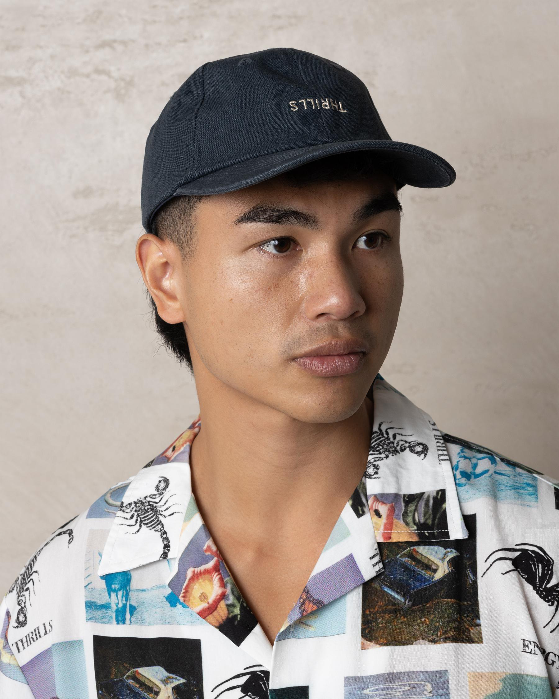 Shop Thrills Minimal Thrills 6 Panel Cap In Dark Slate - Fast Shipping ...