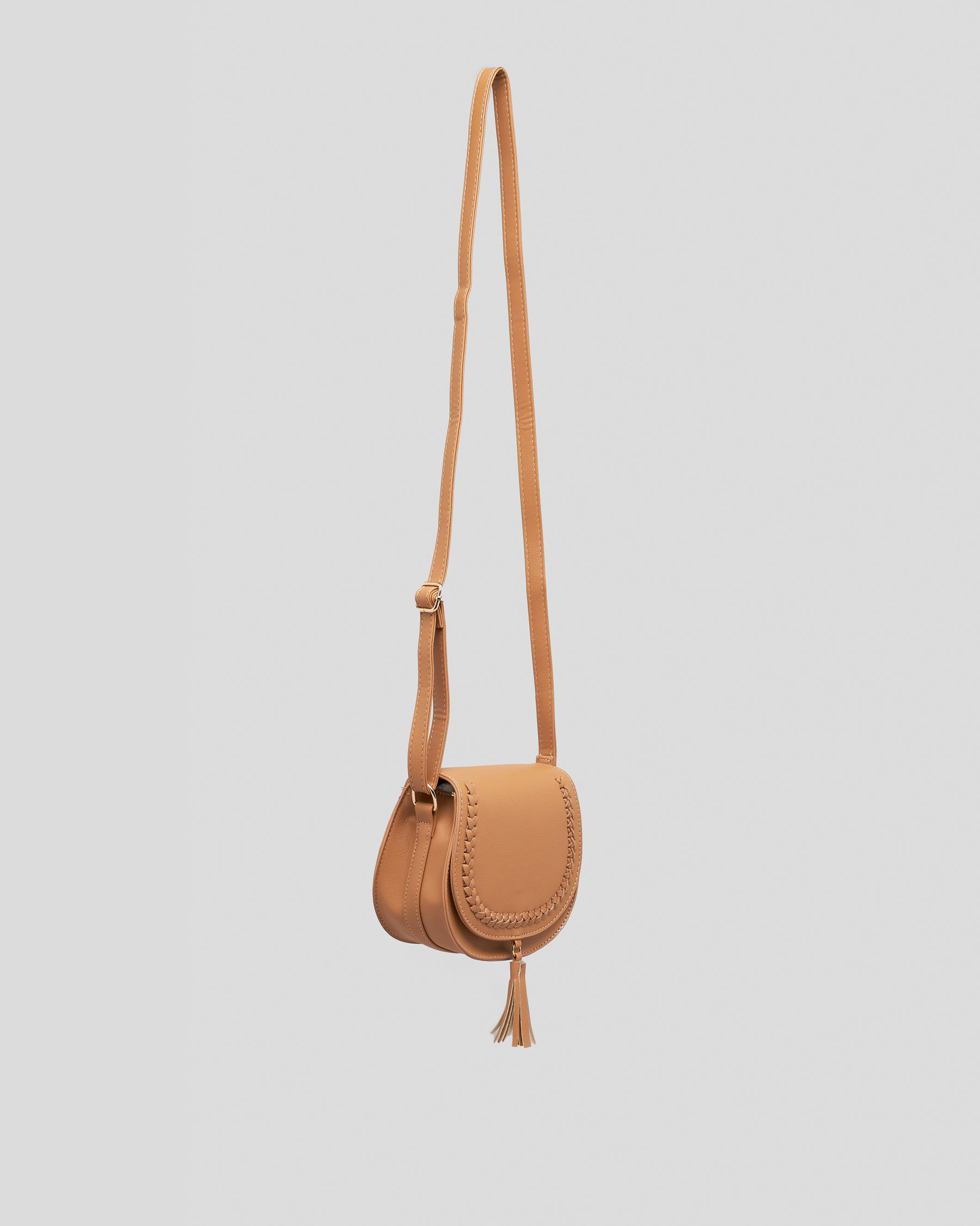 Shop Mooloola Zoey Crossbody Bag In Tan - Fast Shipping & Easy Returns ...