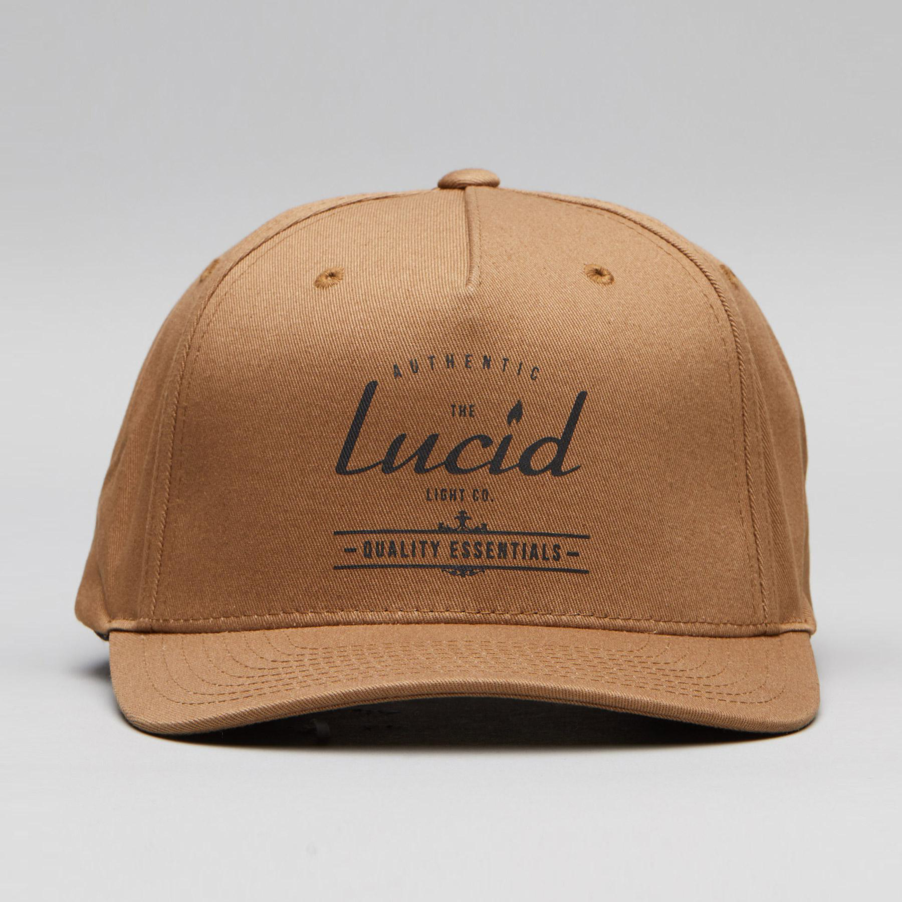 Shop Lucid Wedge Snapback Cap In Brown/black - Fast Shipping & Easy ...