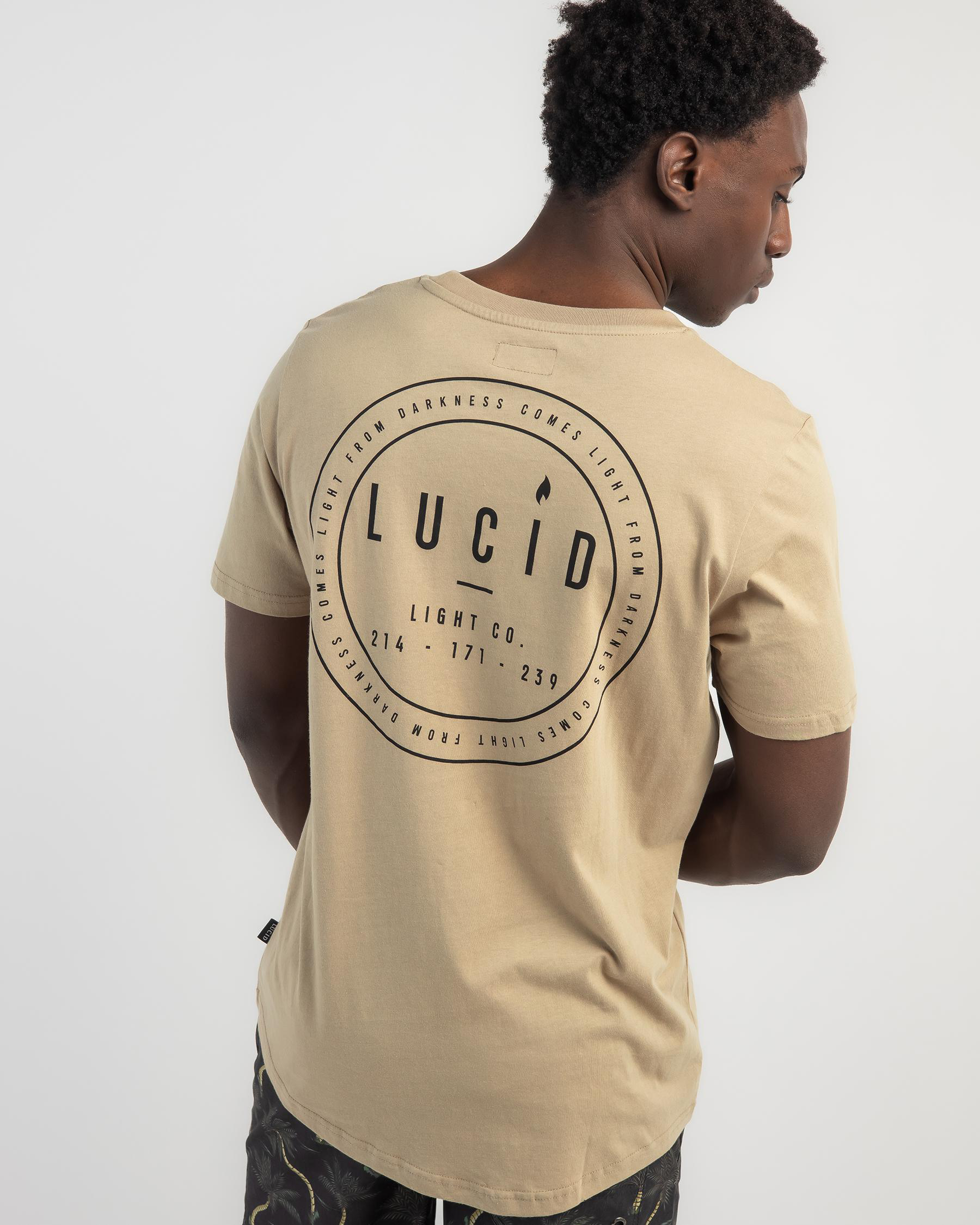 Shop Lucid Circled T-Shirt In Sand - Fast Shipping & Easy Returns ...