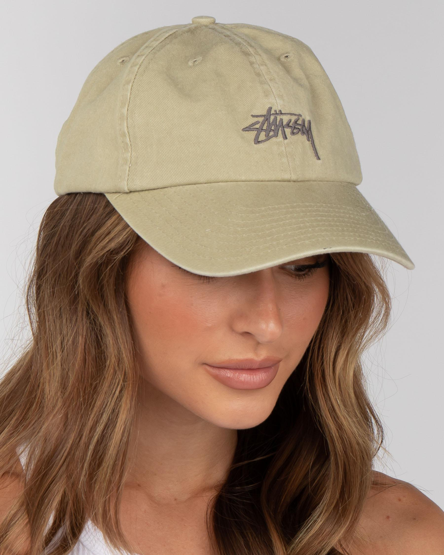 Shop Stussy Stock Low Pro Cap In Cement - Fast Shipping & Easy Returns ...