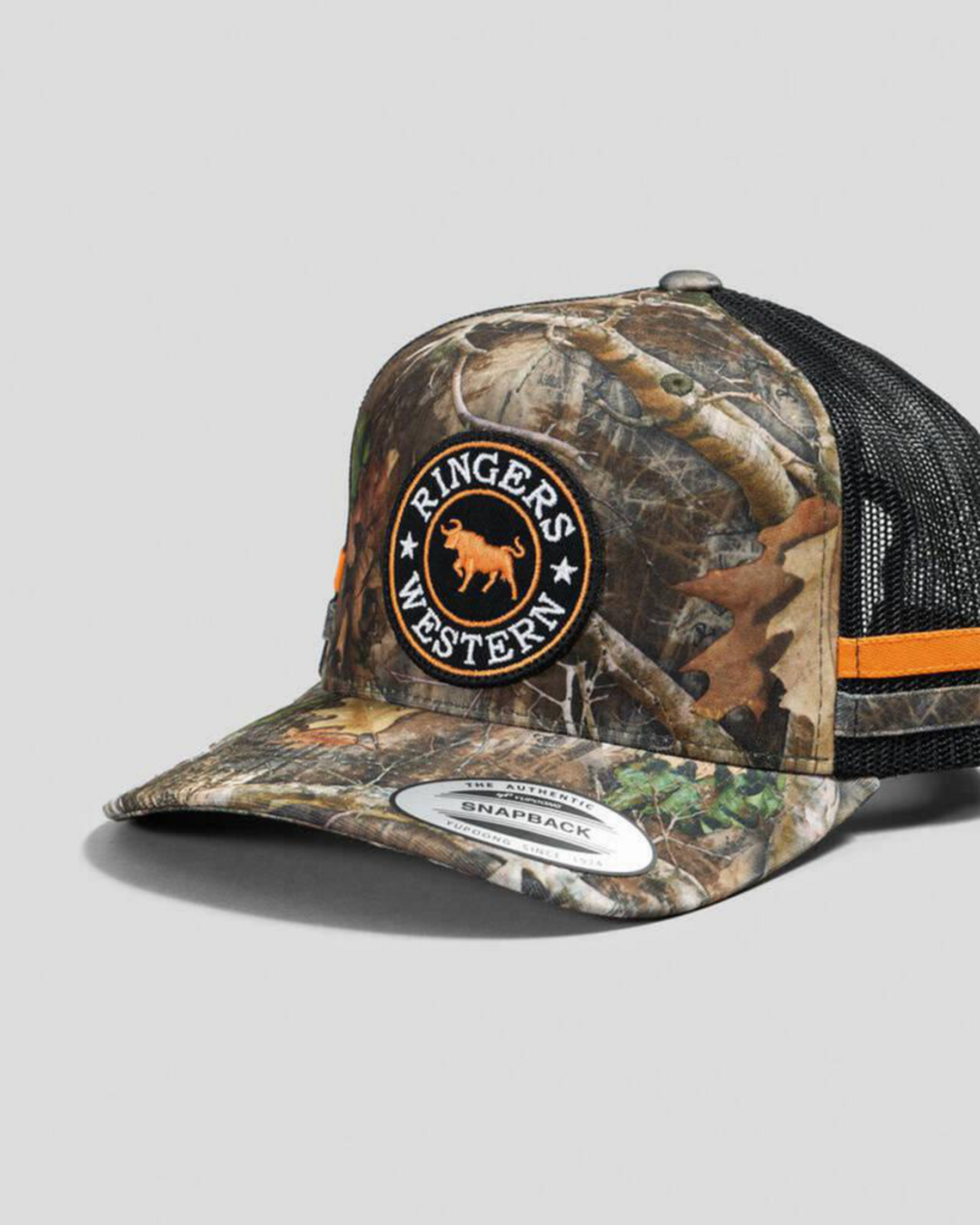 Ringers Western MCCOY Trucker Cap In Camo/orange - FREE* Shipping ...