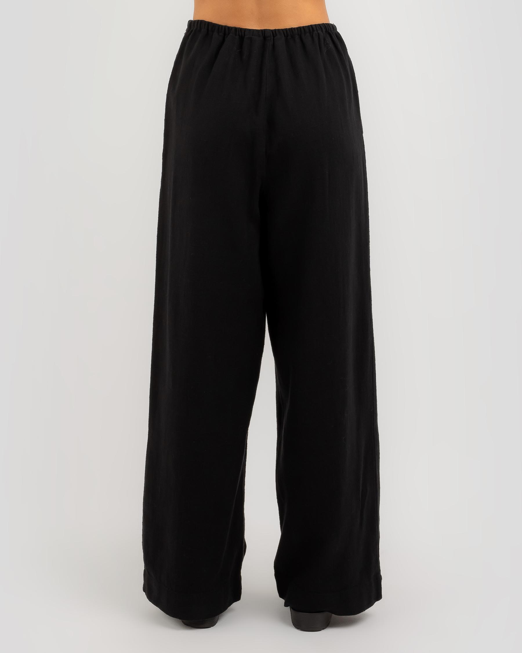 Shop Rusty Carolina Pants In Black - Fast Shipping & Easy Returns ...