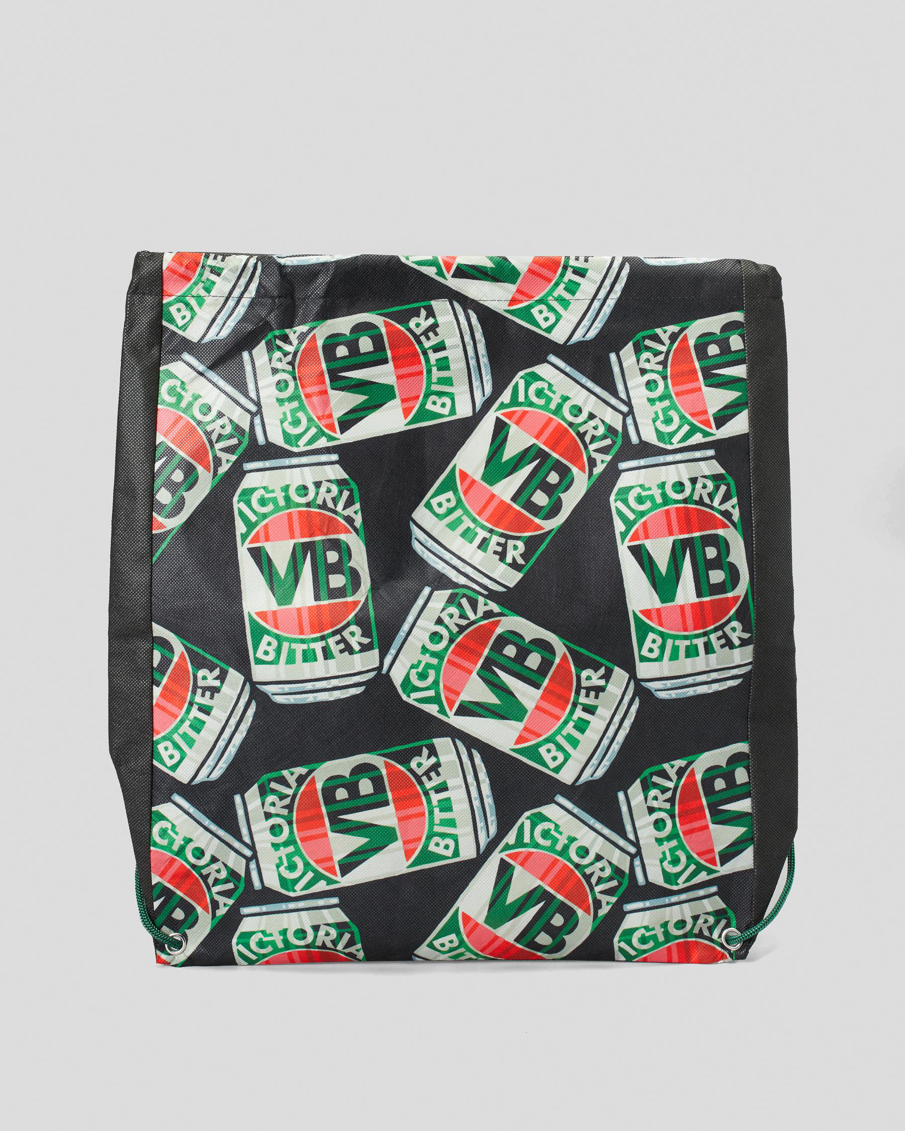 Shop Victoria Bitter VB's Can 2 Eco Bag In Black - Fast Shipping & Easy ...