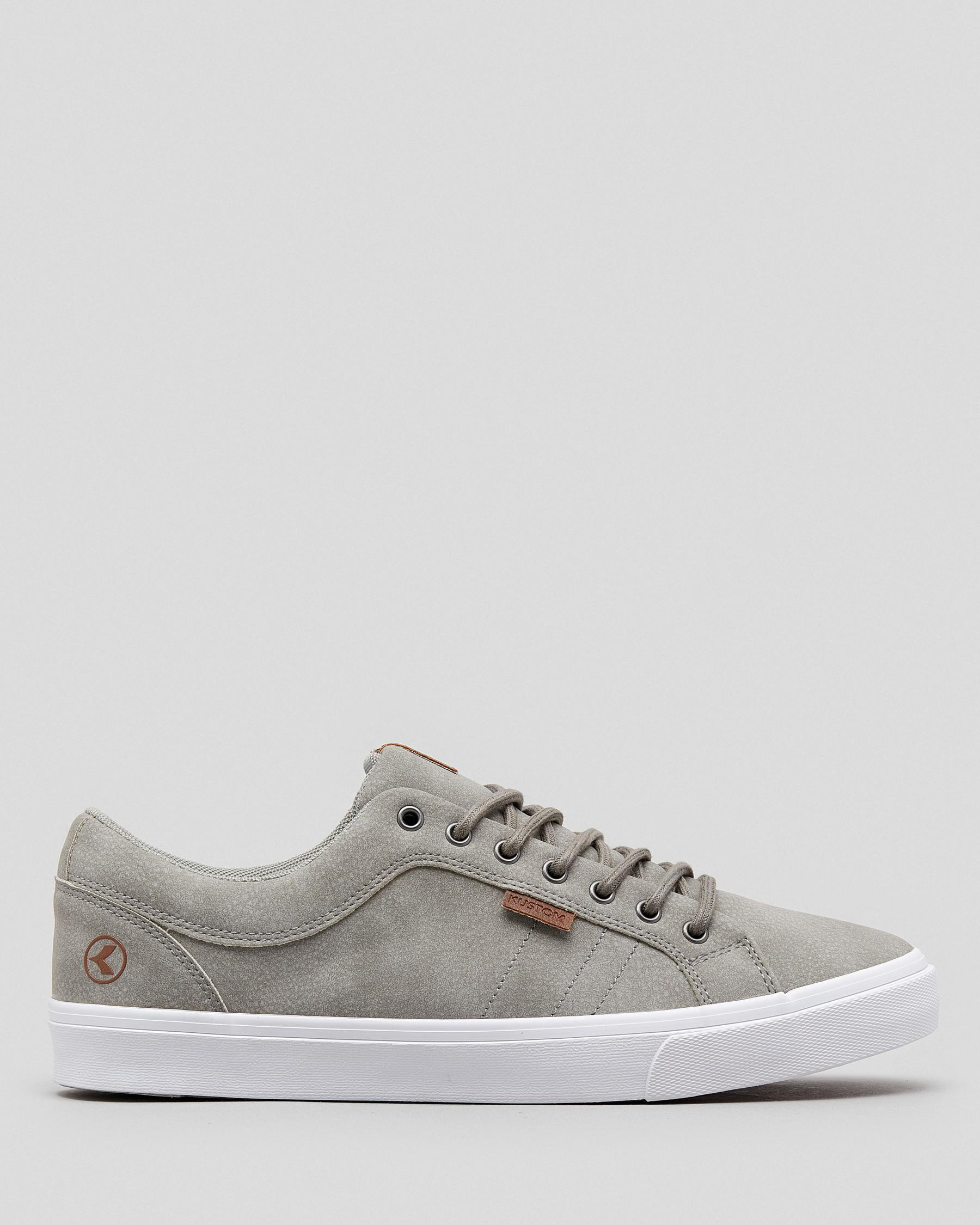 Shop Kustom Finetime Shoes In Light Grey - Fast Shipping & Easy Returns ...