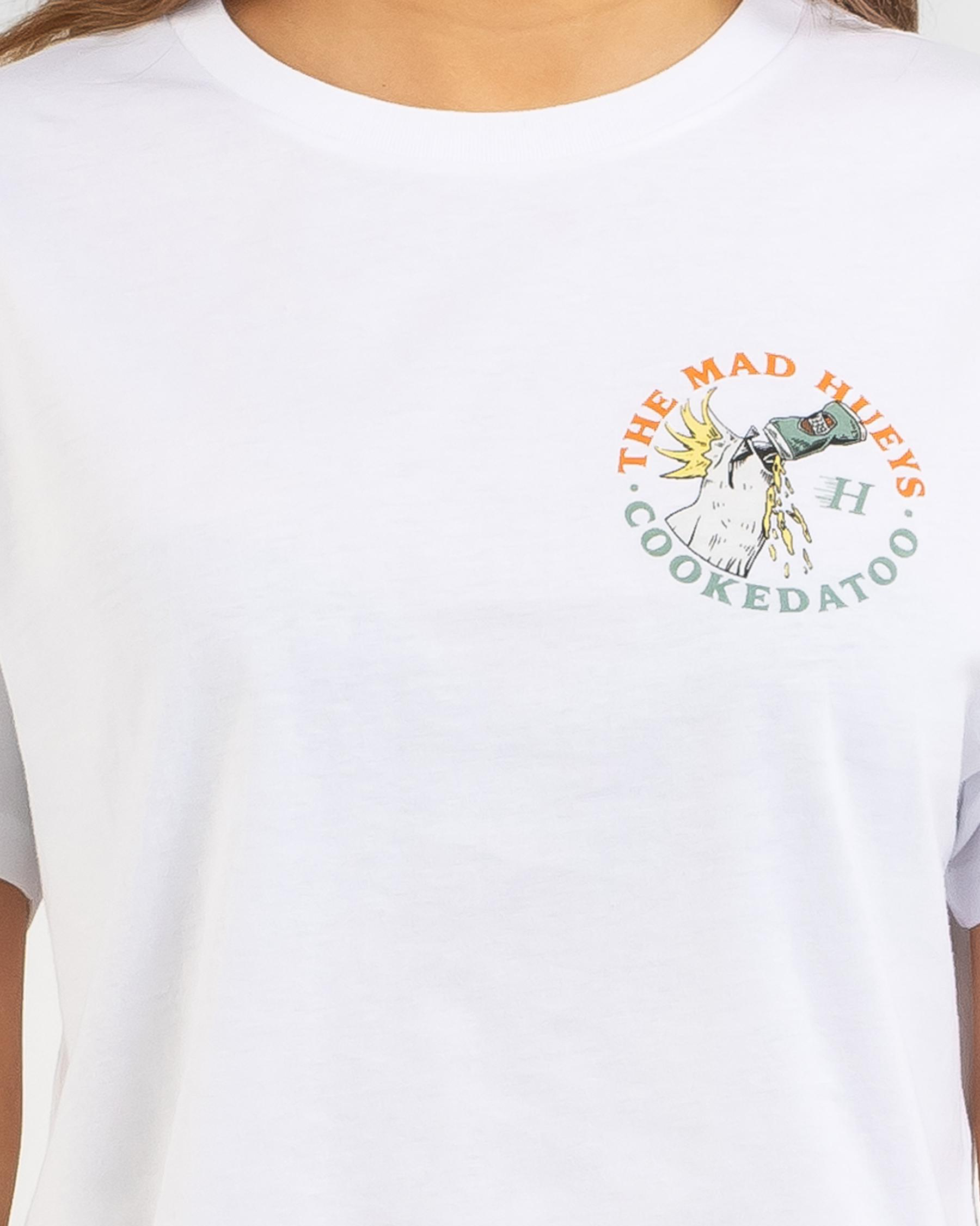 Shop The Mad Hueys Cookedatoo III T-Shirt In White - Fast Shipping ...