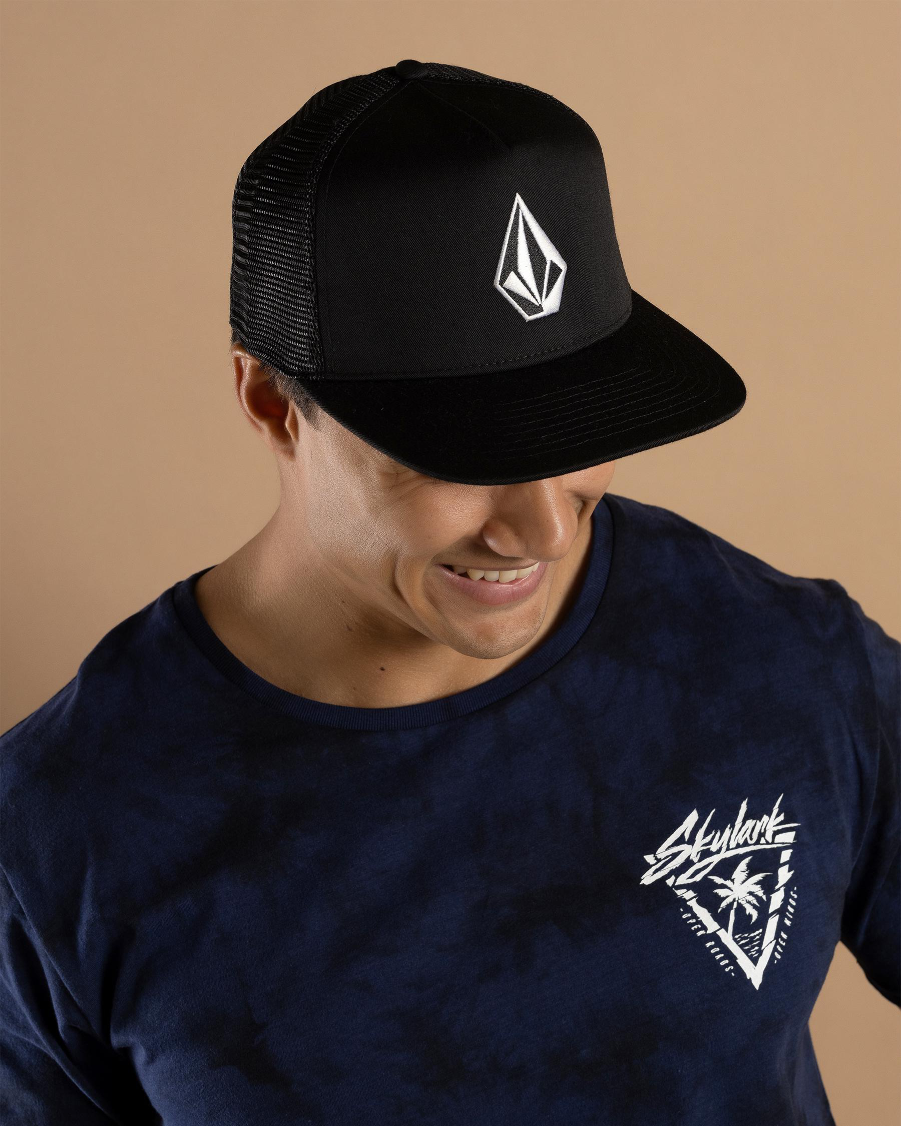 Shop Volcom Full Stone Cheese Cap In Black - Fast Shipping & Easy ...