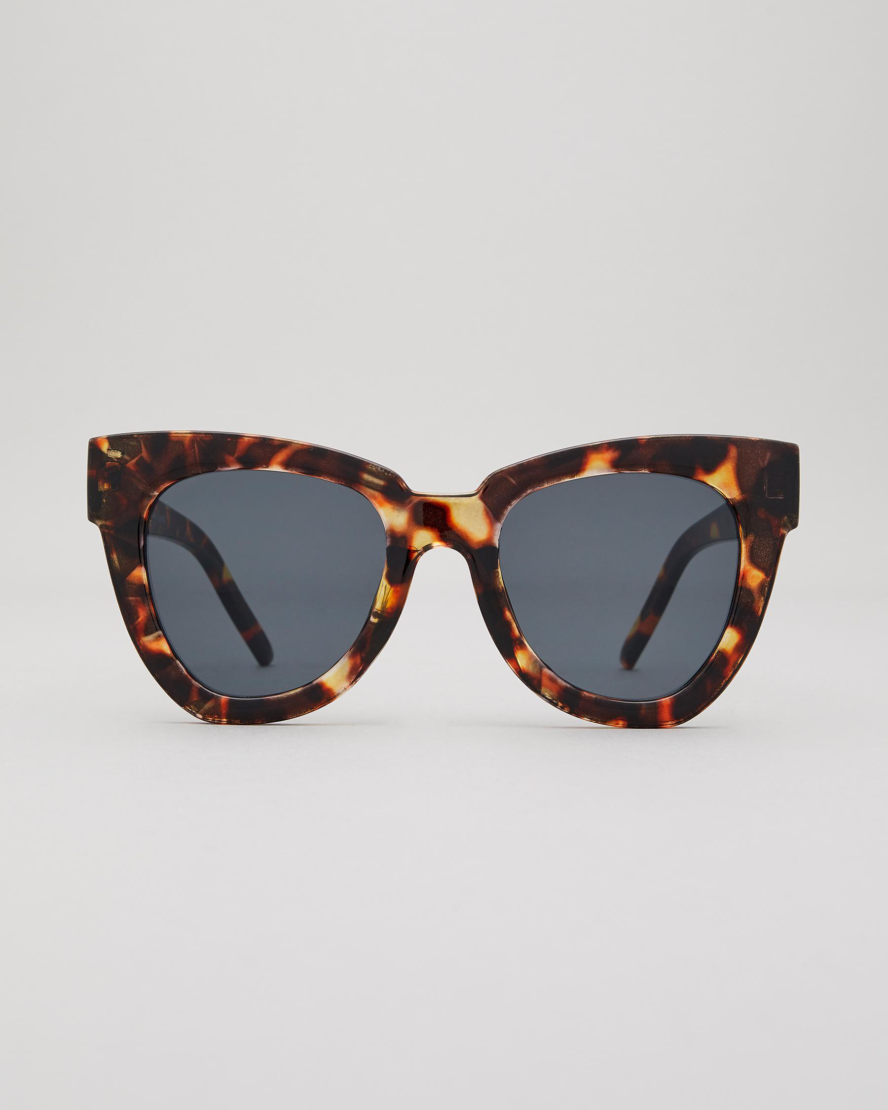 Shop Indie Eyewear Alannah Sunglasses In S Tort/black - Fast Shipping ...