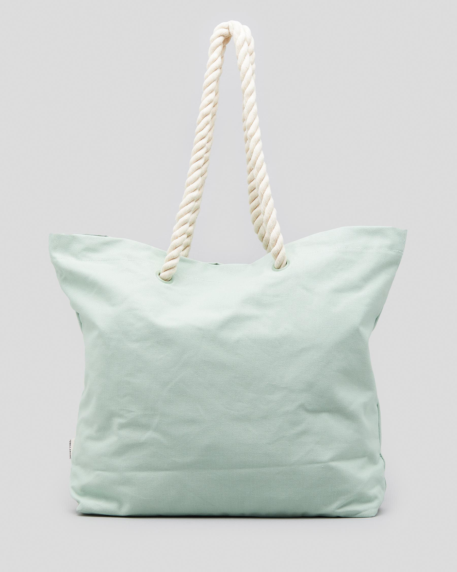 Shop Billabong Serenity Beach Bag In Green Lily - Fast Shipping & Easy ...