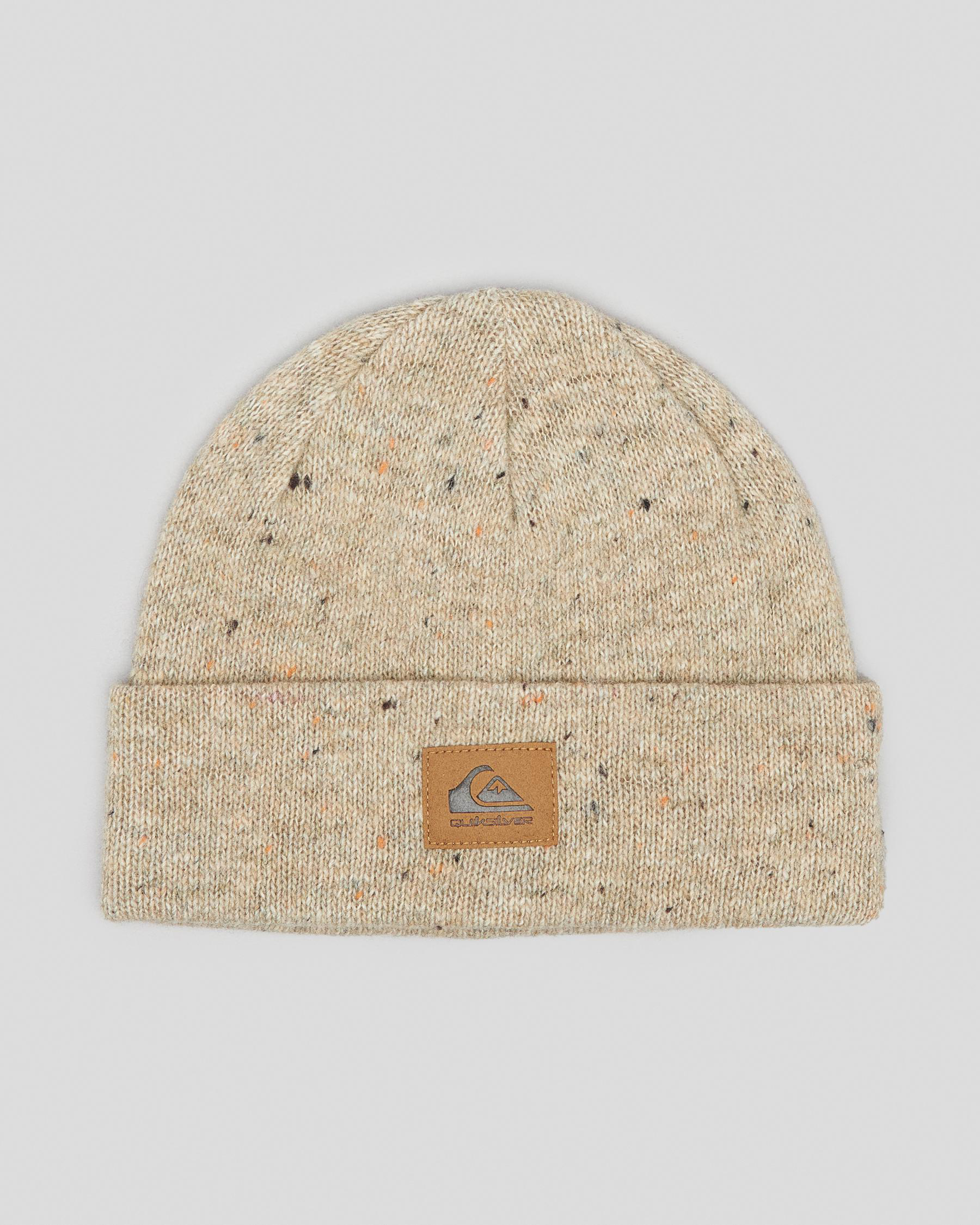 Shop Quiksilver Neptowns Beanie In Natural - Fast Shipping & Easy ...