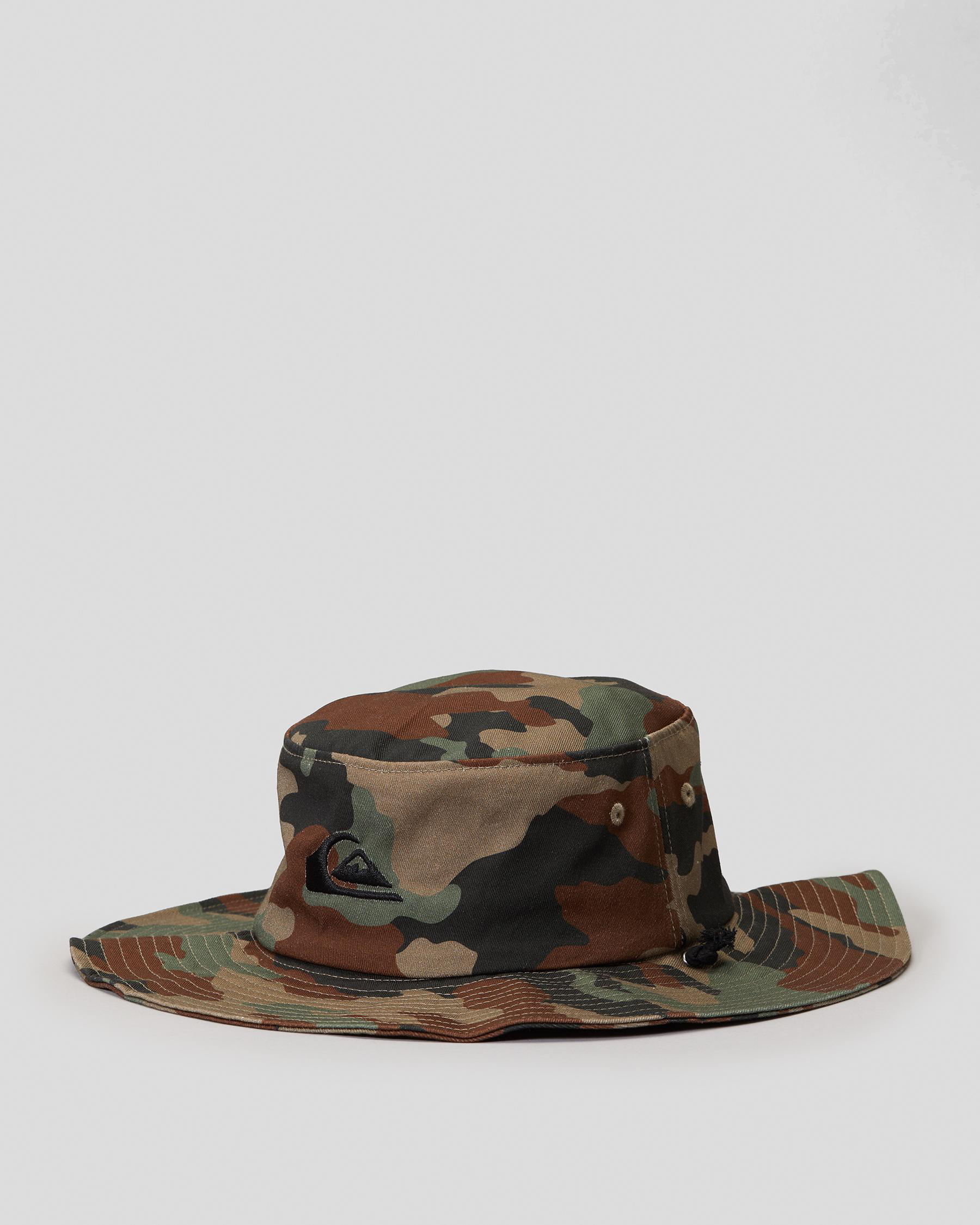 Shop Quiksilver Bushmaster Hat In Camo - Fast Shipping & Easy Returns ...