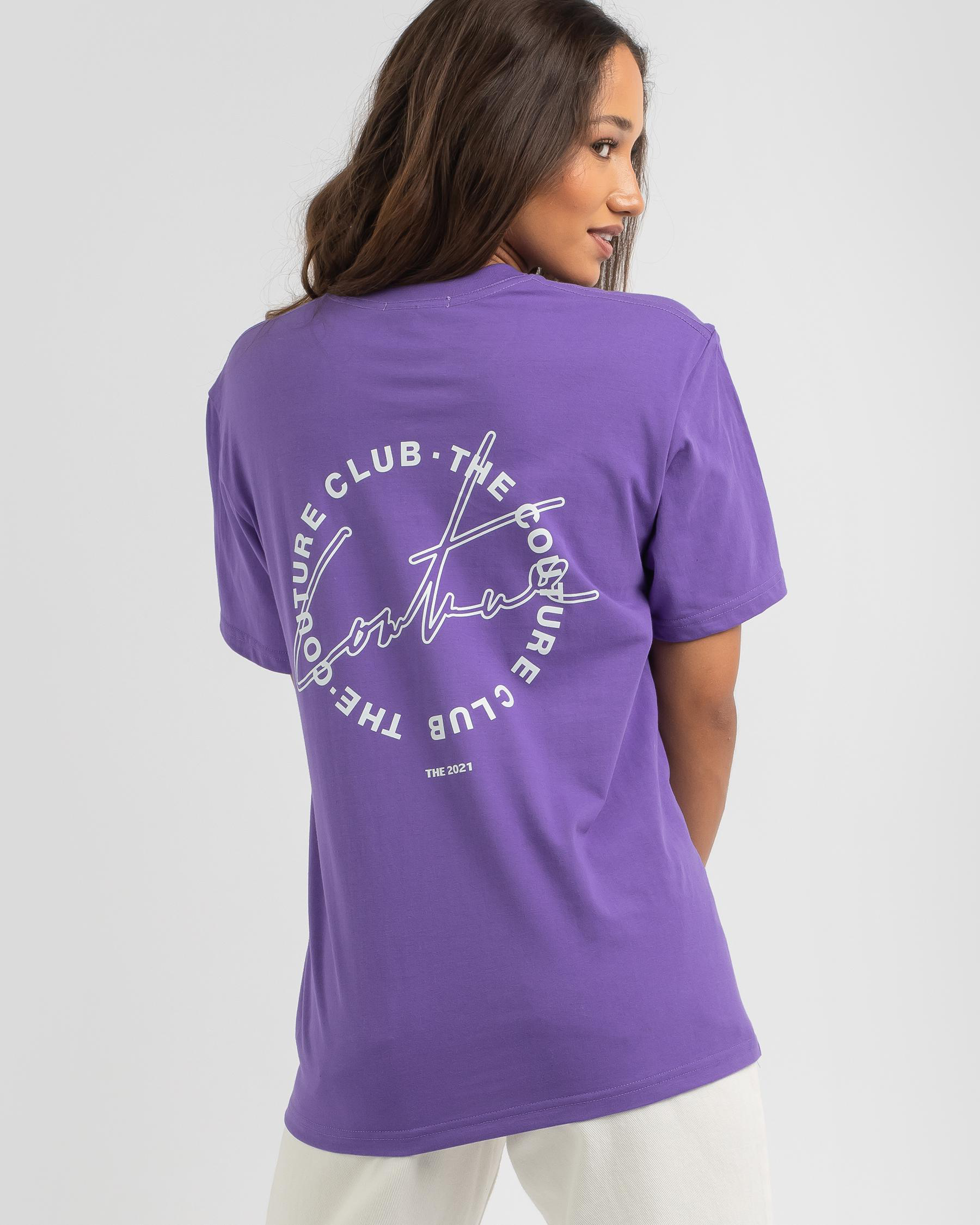 Shop MRKT. Couture Club T-Shirt In Veri Peri - Fast Shipping & Easy ...