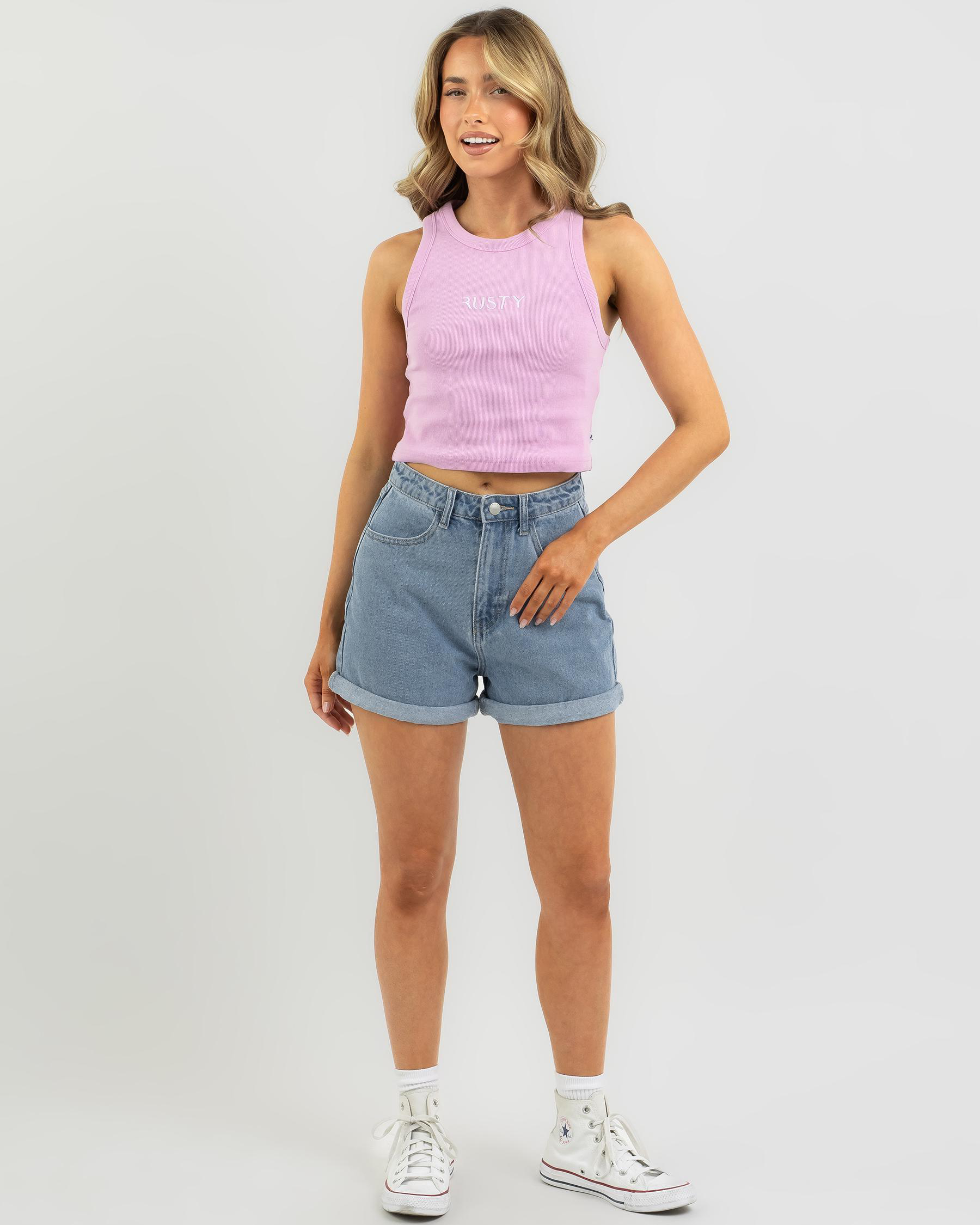 Shop Rusty Cyprus Shorts In Blue Lagoon - Fast Shipping & Easy Returns ...