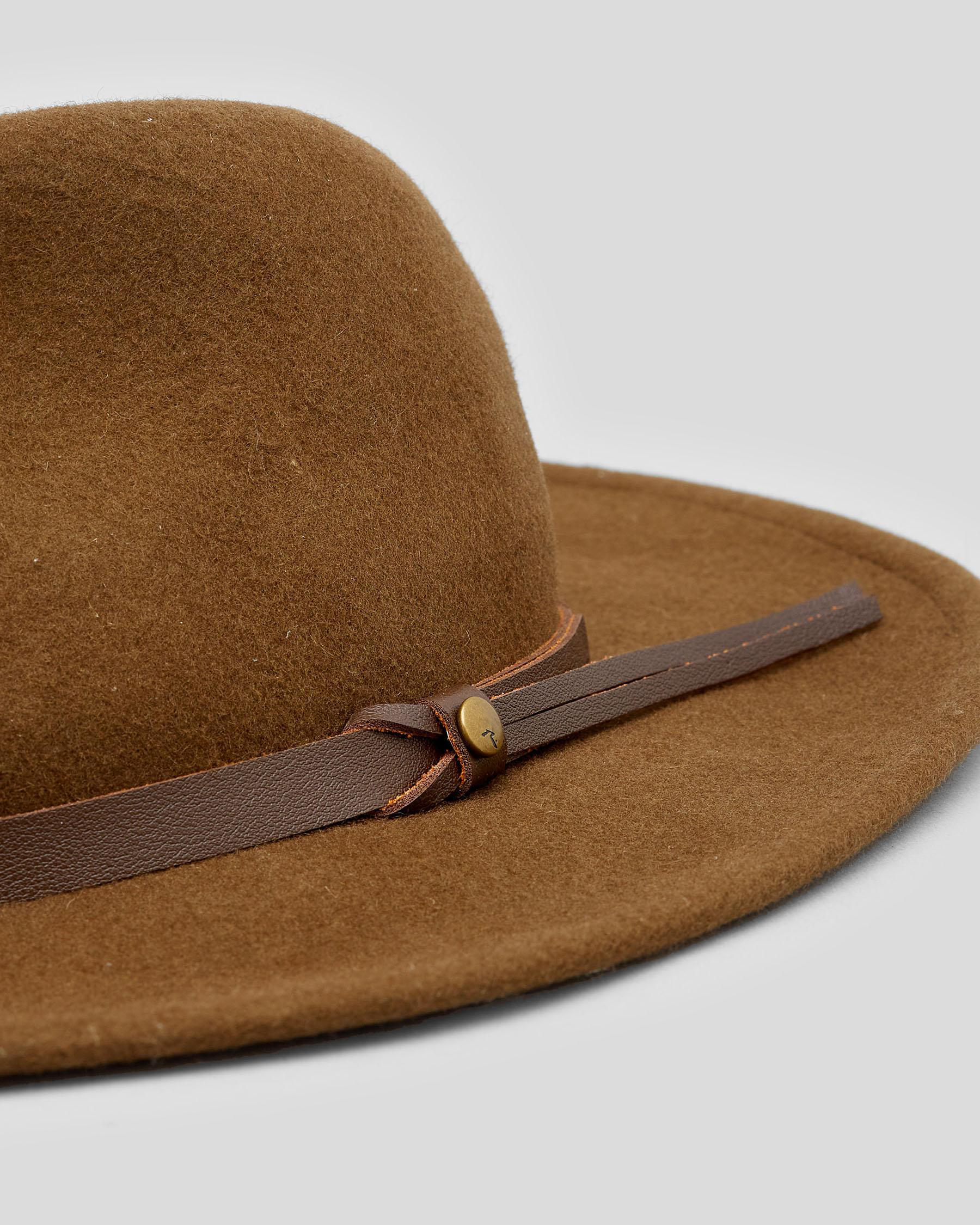 Shop Rusty Ned Felt Hat In Gun Green - Fast Shipping & Easy Returns ...