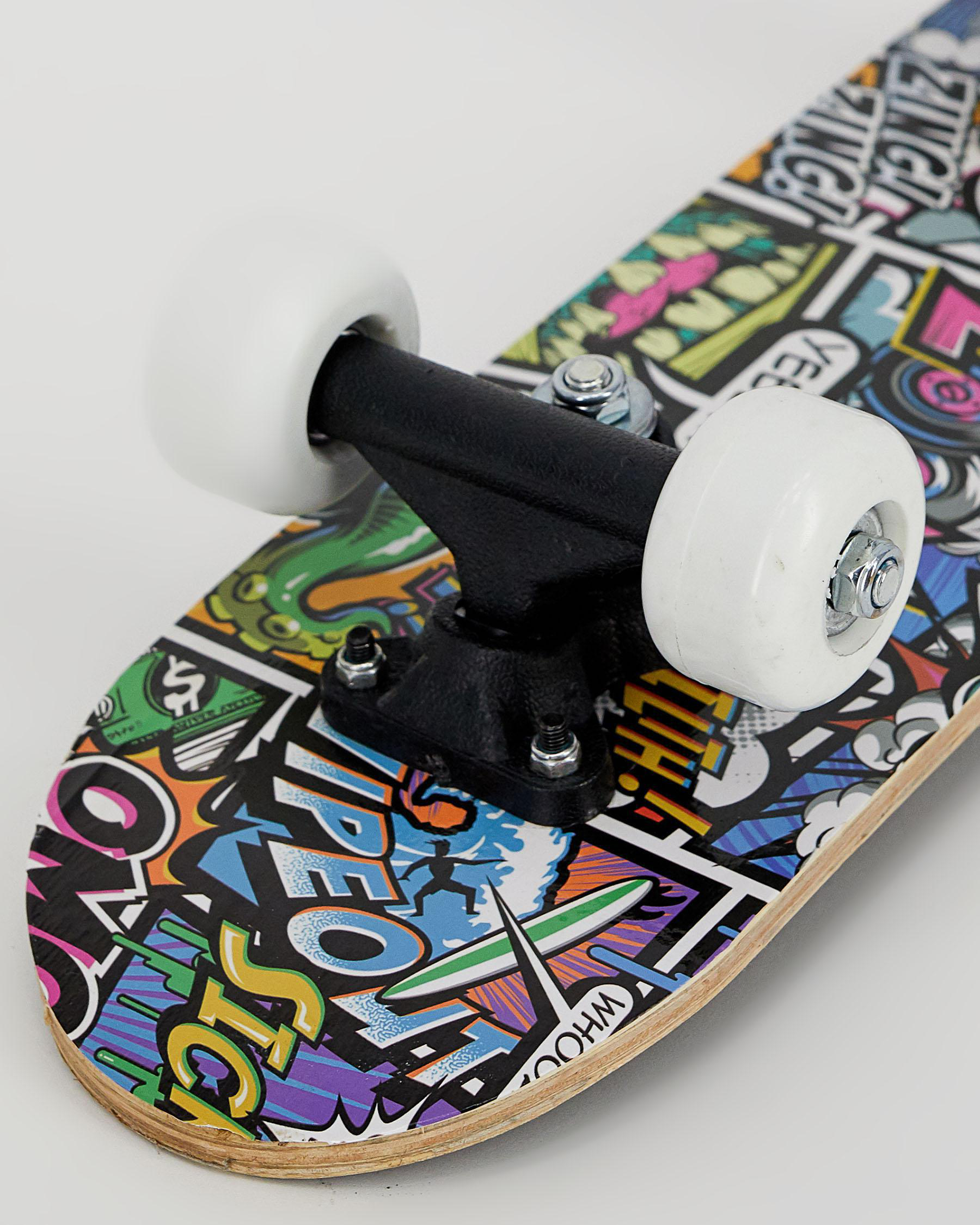 Shop Komplex Toons Mini Complete Skateboard In Multi - Fast Shipping ...