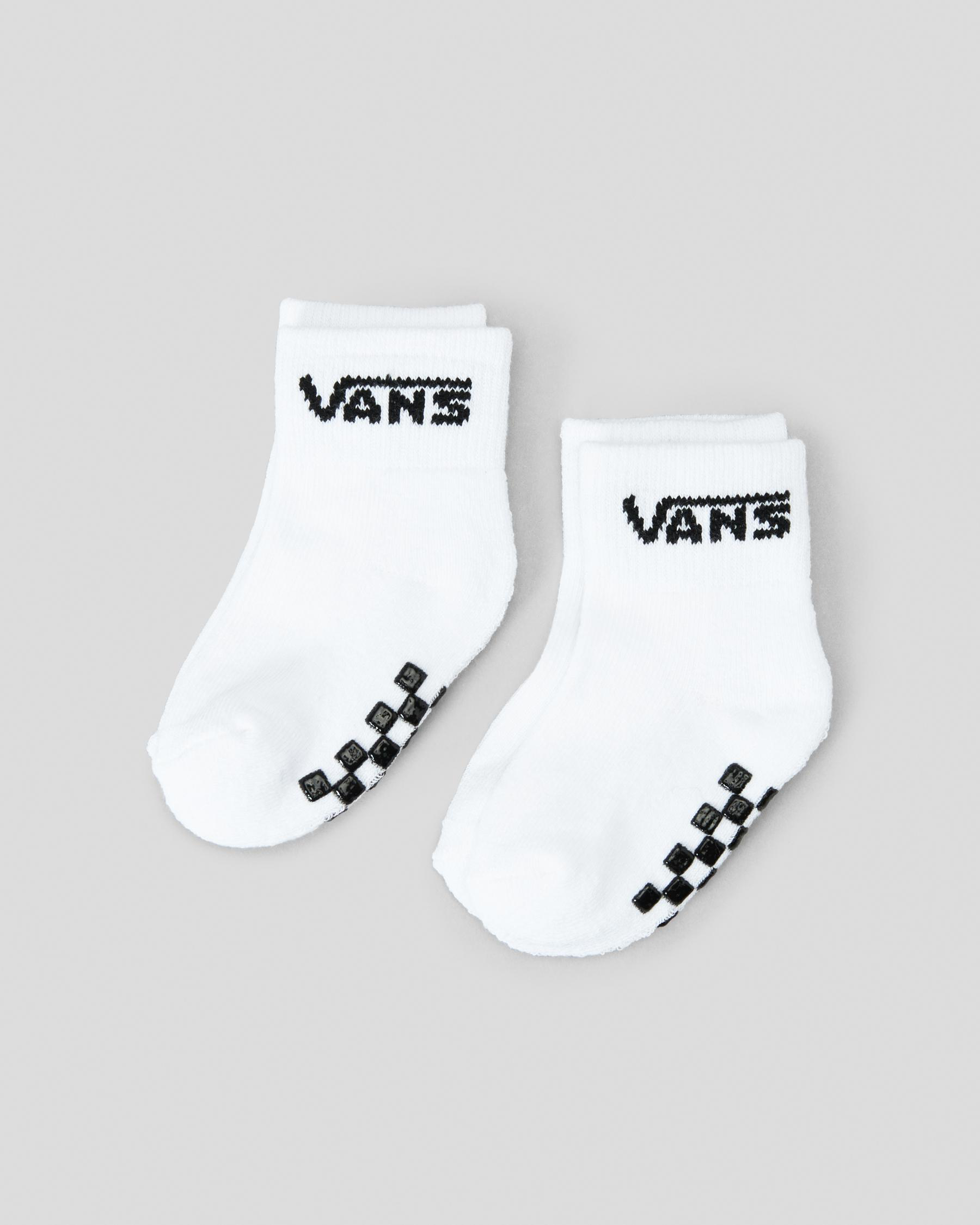 Shop Vans Drop V Classic Socks In White - Fast Shipping & Easy Returns ...