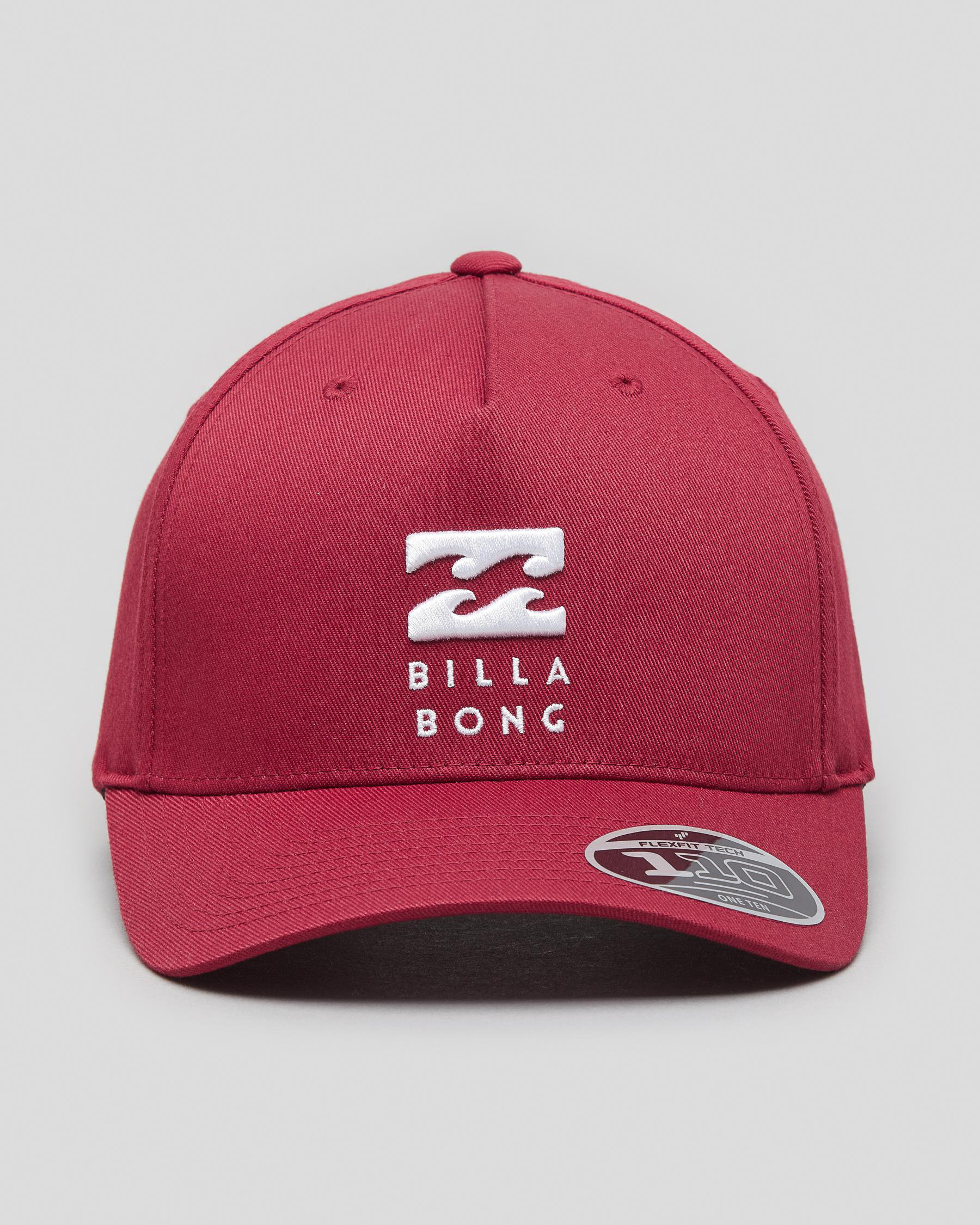 Shop Billabong United Flexfit 110 Snapback Cap In Brick - Fast Shipping ...