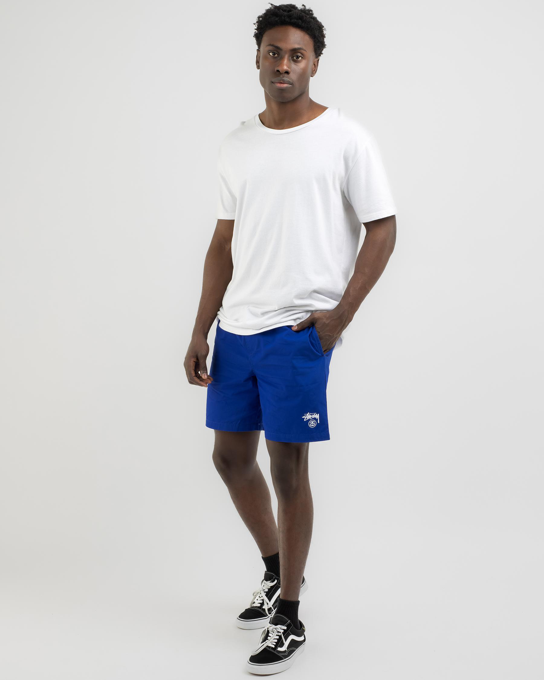 Shop Stussy Basic Stock Beach Shorts In Ultramarine - Fast Shipping & Easy Returns - City Beach ...