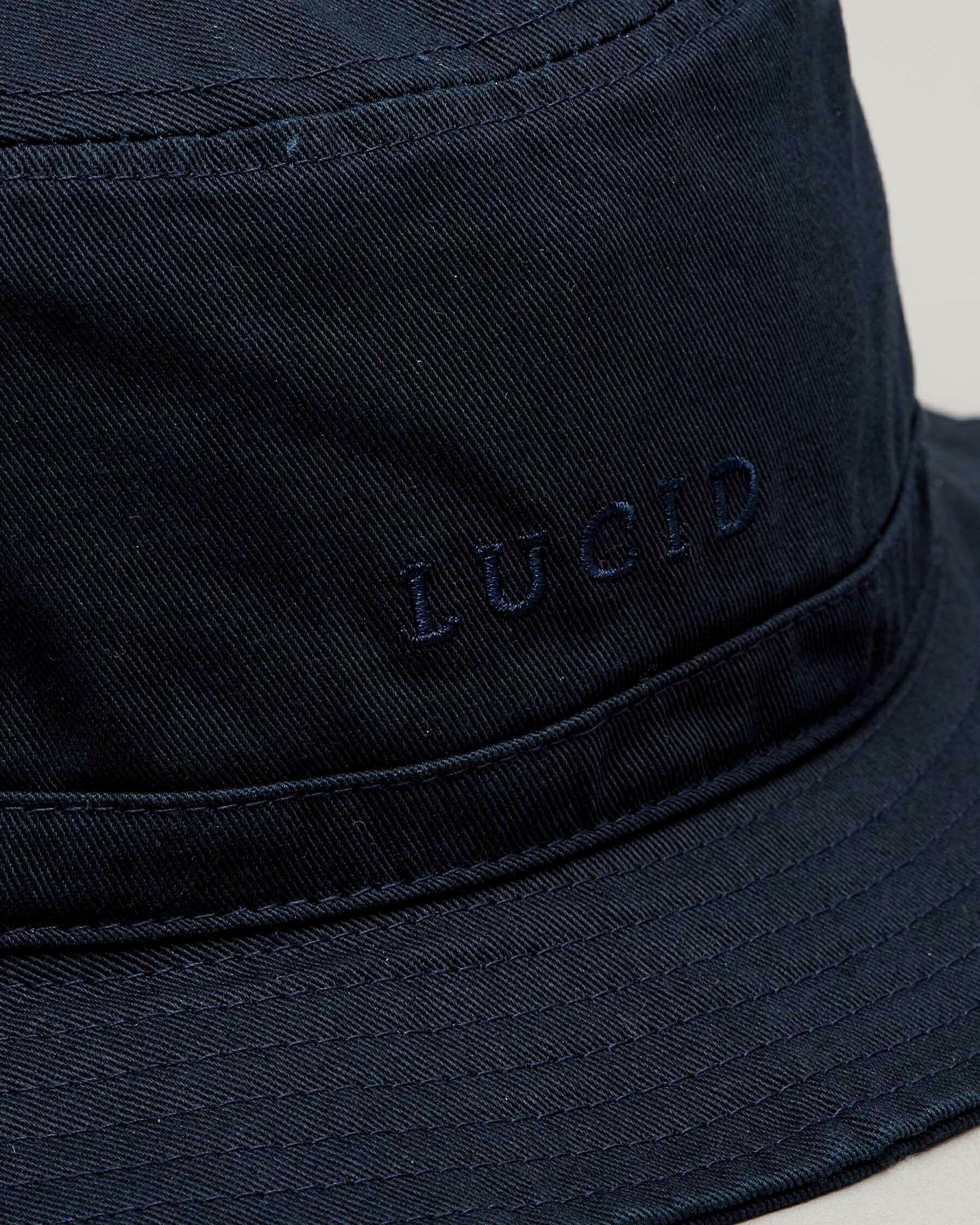 Shop Lucid Textile Bucket Hat In Navy - Fast Shipping & Easy Returns ...