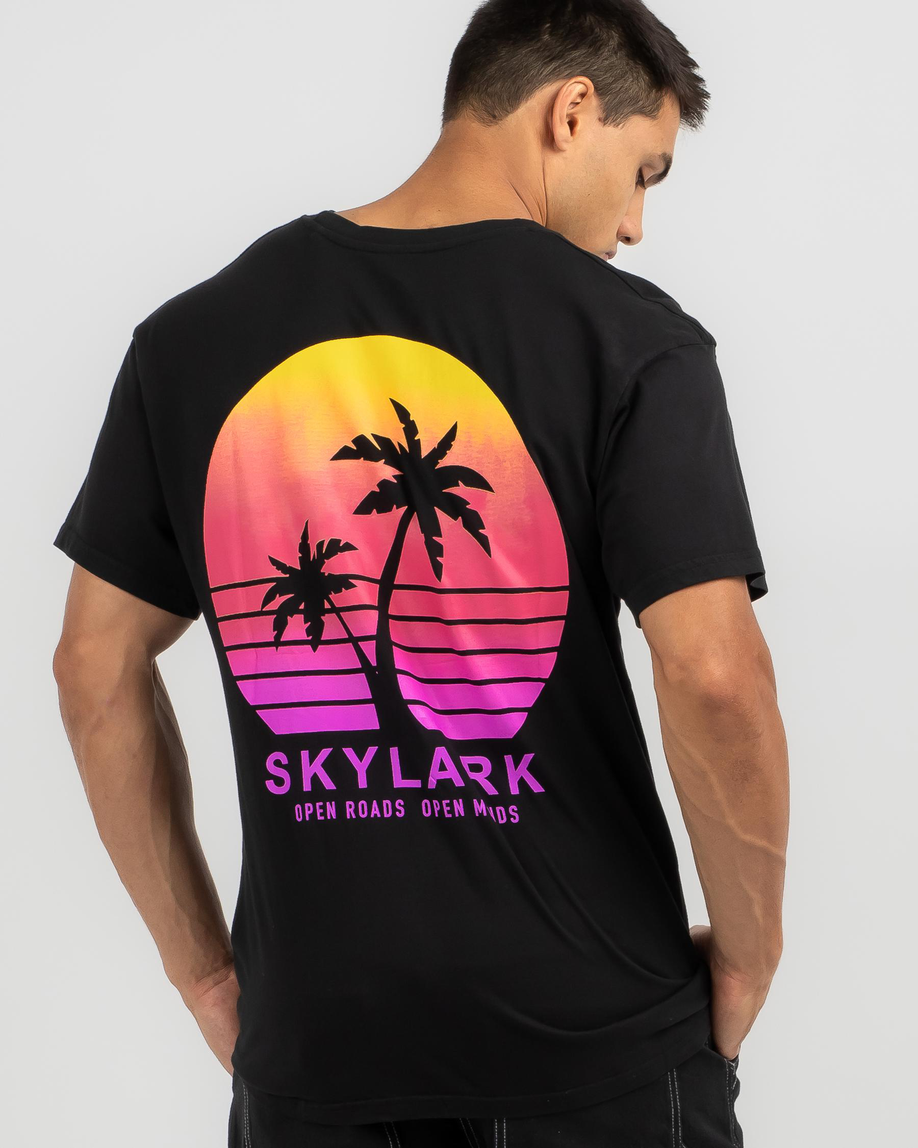 Shop Skylark Sunset T-Shirt In Overdye Black - Fast Shipping & Easy Returns - City Beach Australia