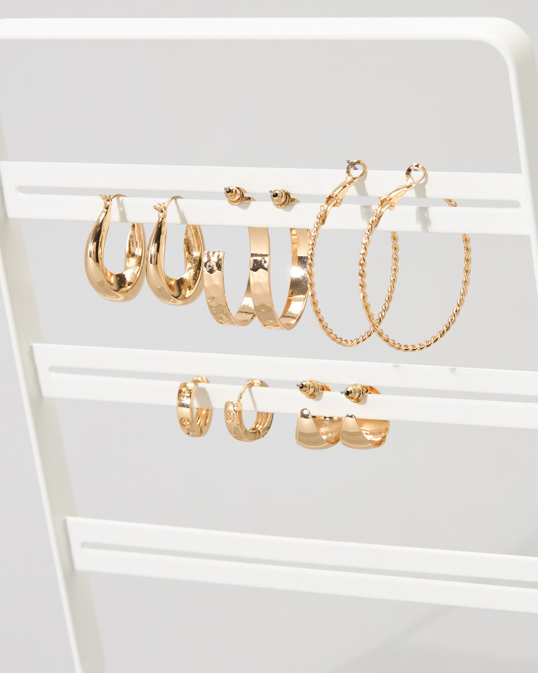 Shop Karyn In LA Everyday Earring Pack In Gold - Fast Shipping & Easy ...