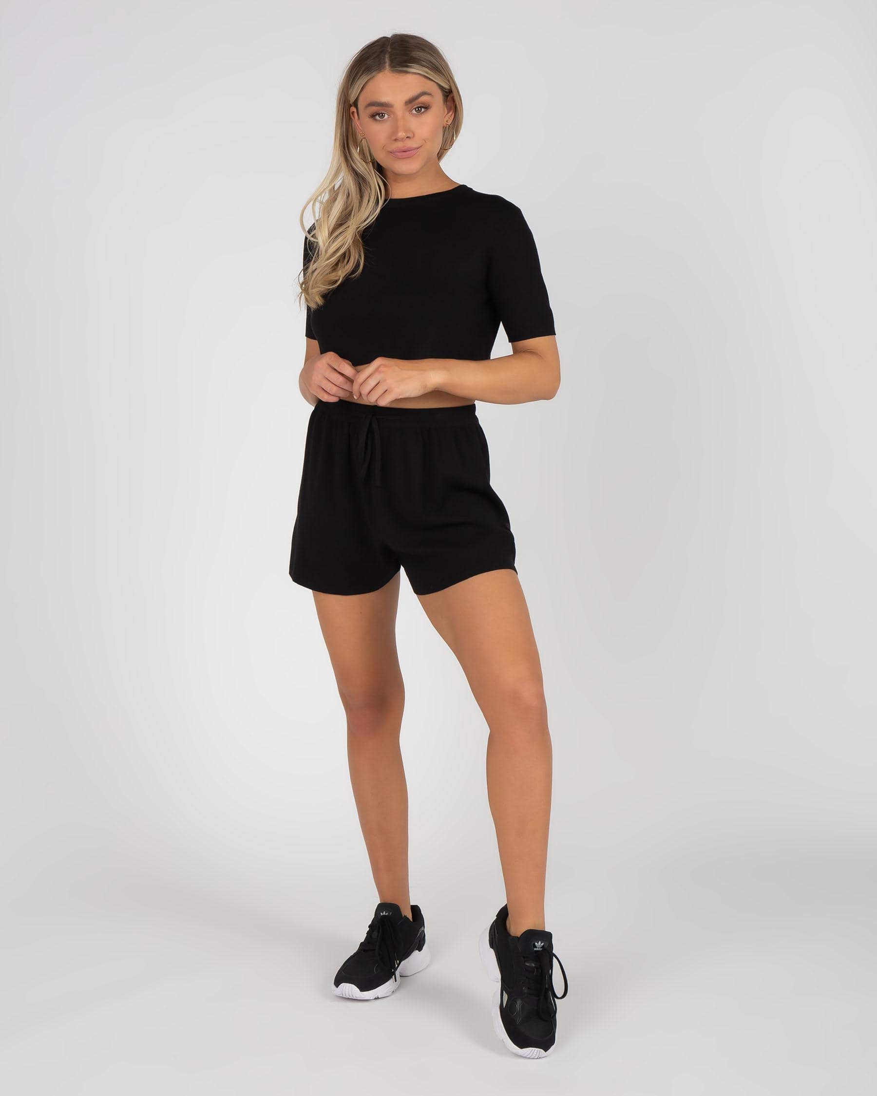 Shop My Girl Fairy Floss Shorts In Black - Fast Shipping & Easy Returns ...