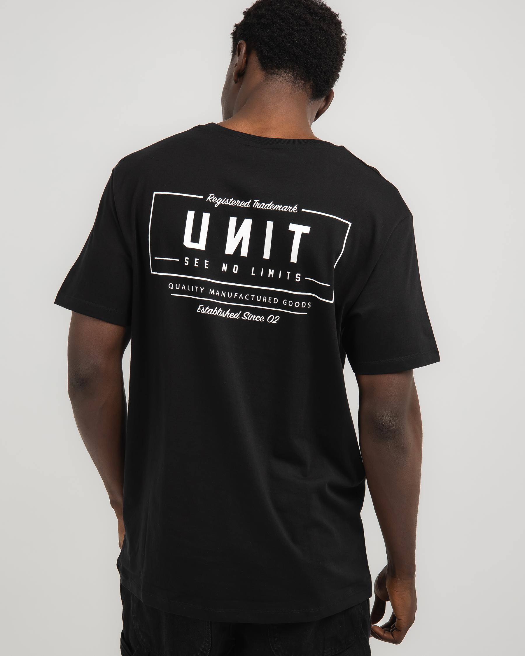 Unit Stance T-Shirt In Black - Fast Shipping & Easy Returns - City ...