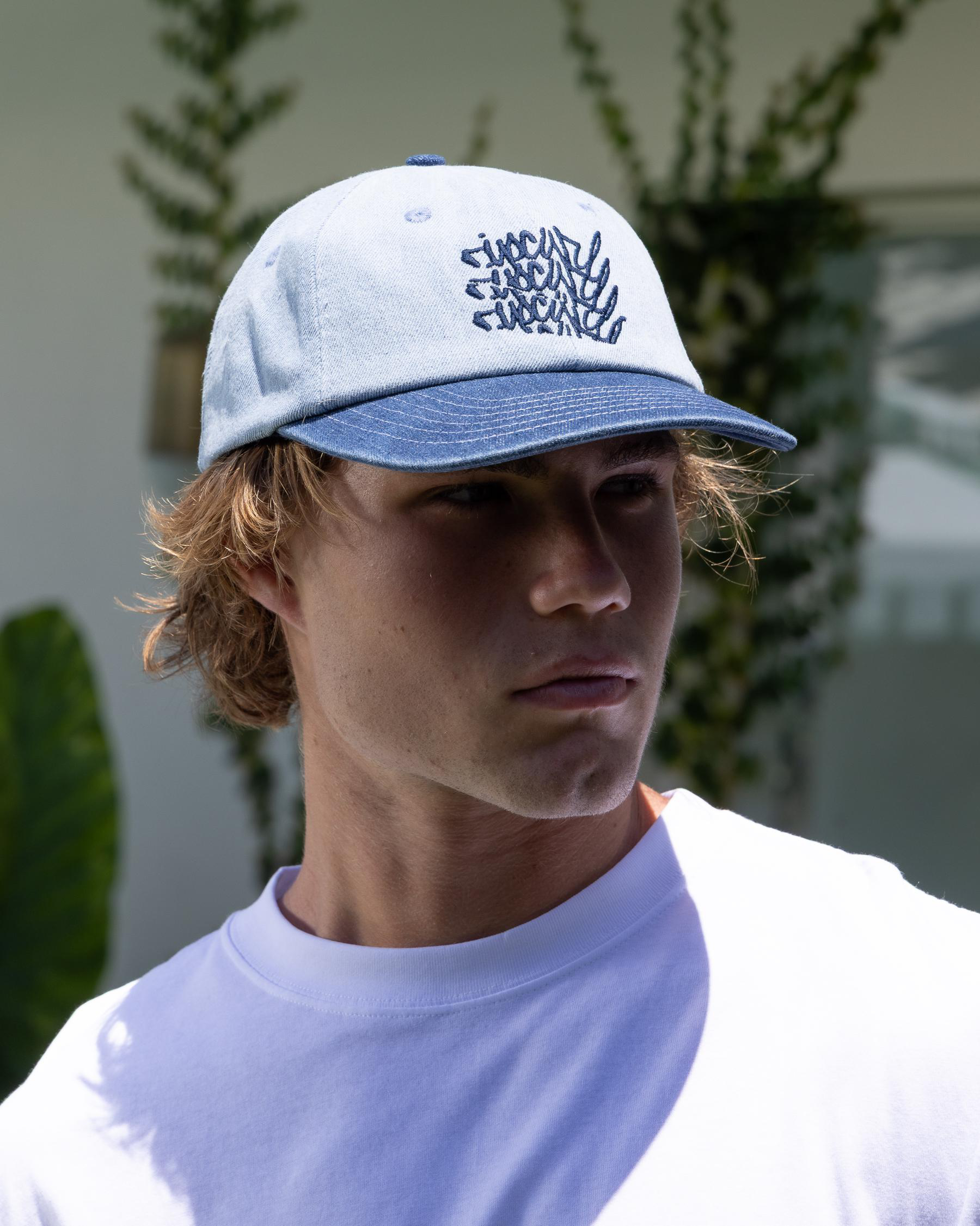 Rip Curl Archive Denim Snapback Cap In Bleached Blue - FREE* Shipping ...