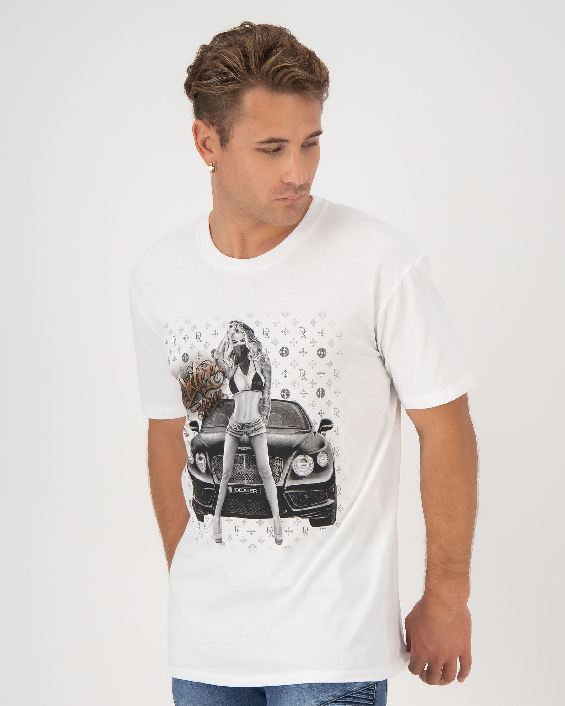 Shop Dexter Conflict T-Shirt In White - Fast Shipping & Easy Returns ...