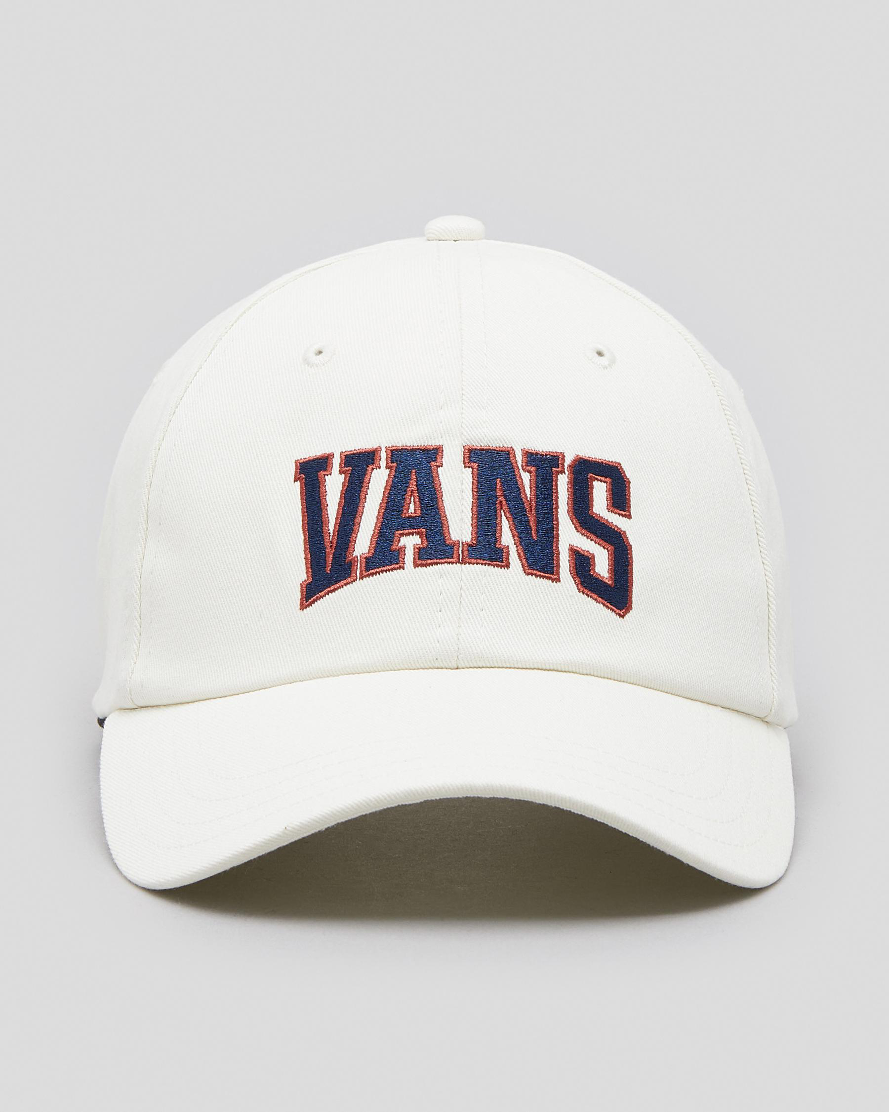 Shop Vans Old School Classic Curved Bill Jockey Cap In Antique White ...