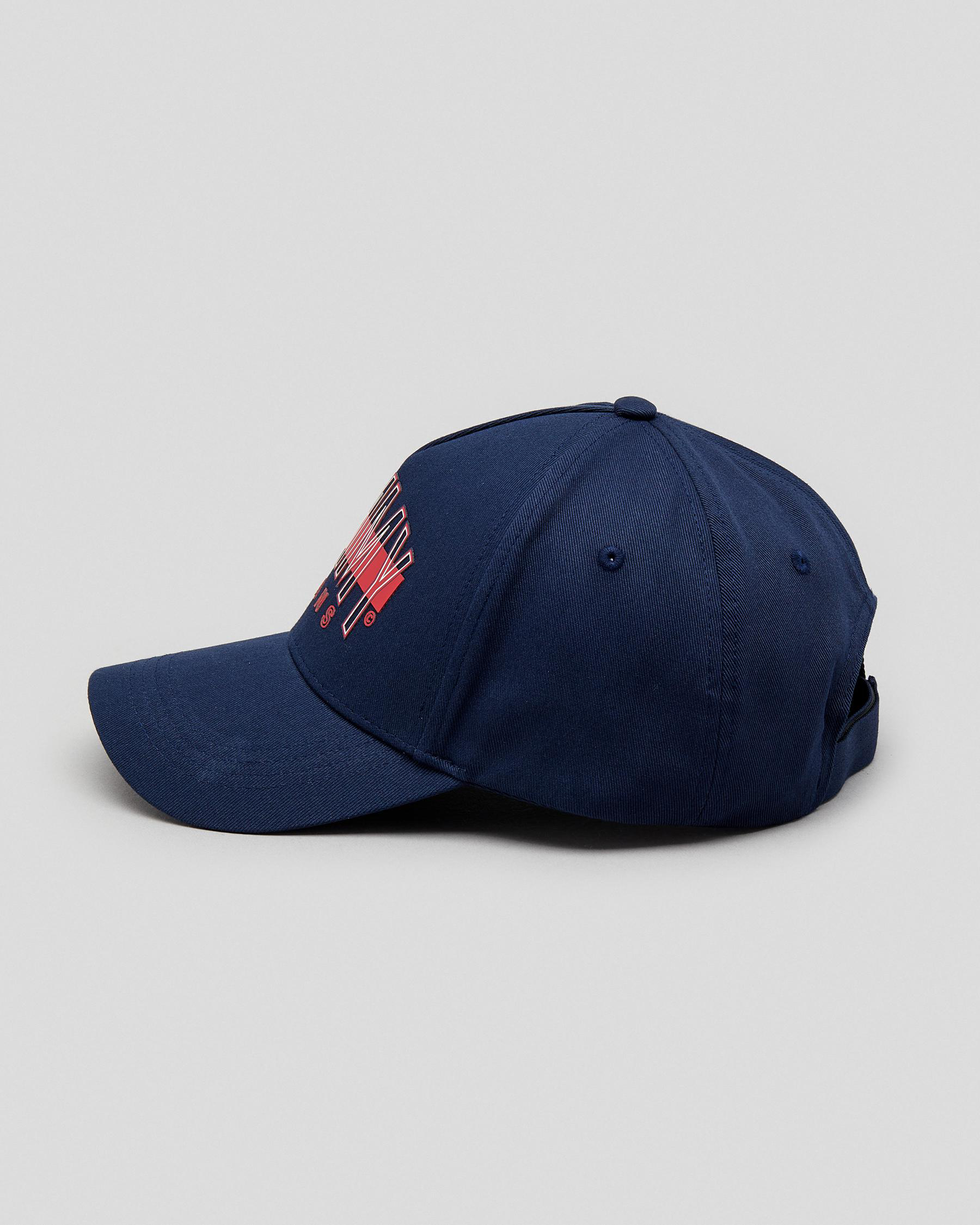 Shop Tommy Hilfiger TJM Graphic Cap In Twilight Navy - Fast Shipping ...