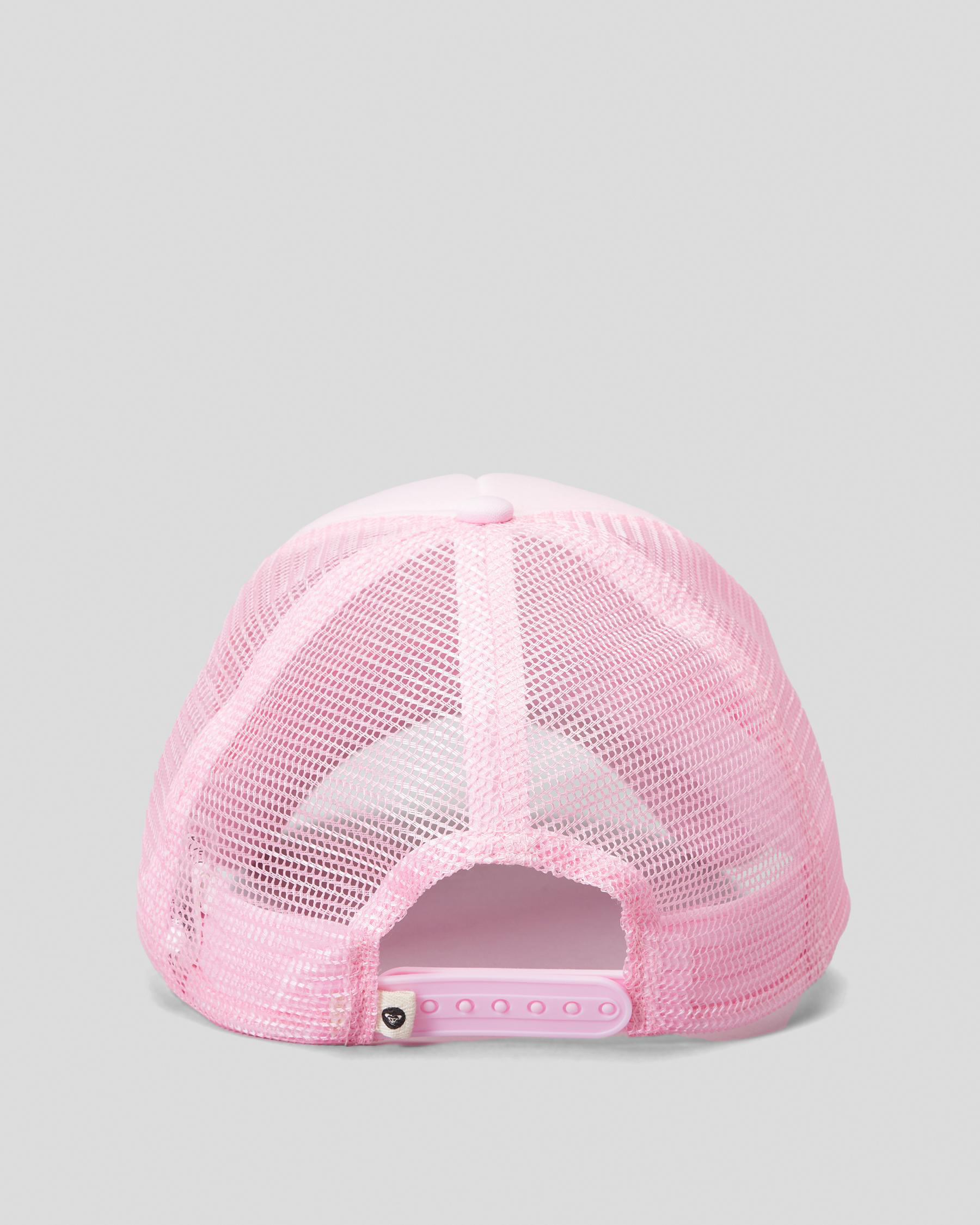Shop Roxy Brennan Trucker Cap In Pirouette - Fast Shipping & Easy ...