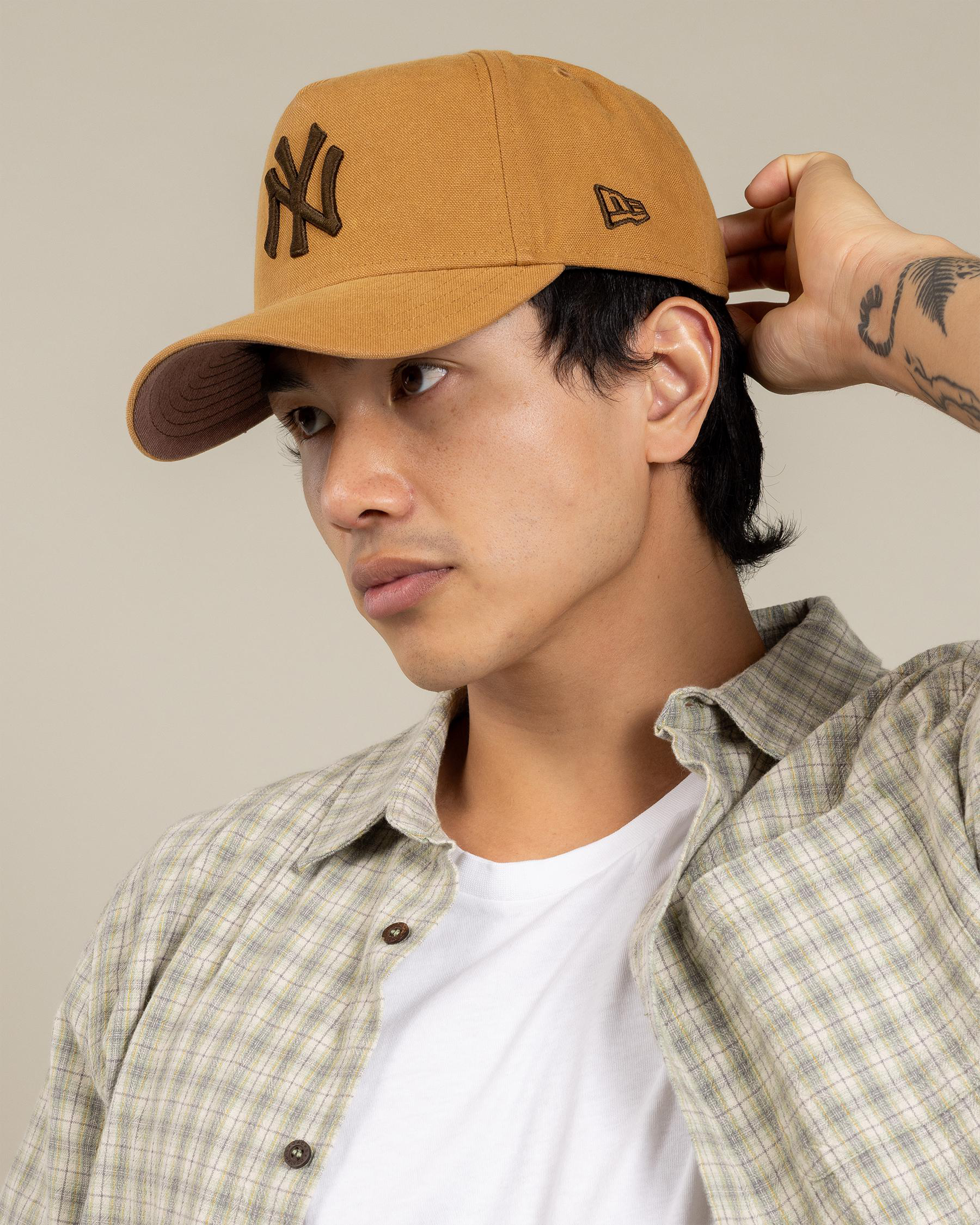 New Era New York Yankees 9Forty A-Frame Snapback Cap In Light Bronze ...