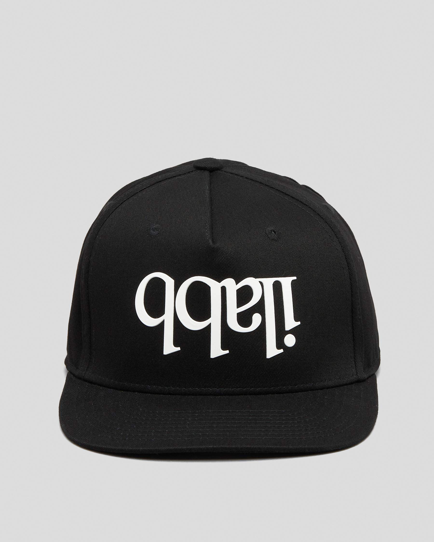 Shop ILABB Capsize Snapback Cap In Black - Fast Shipping & Easy Returns ...