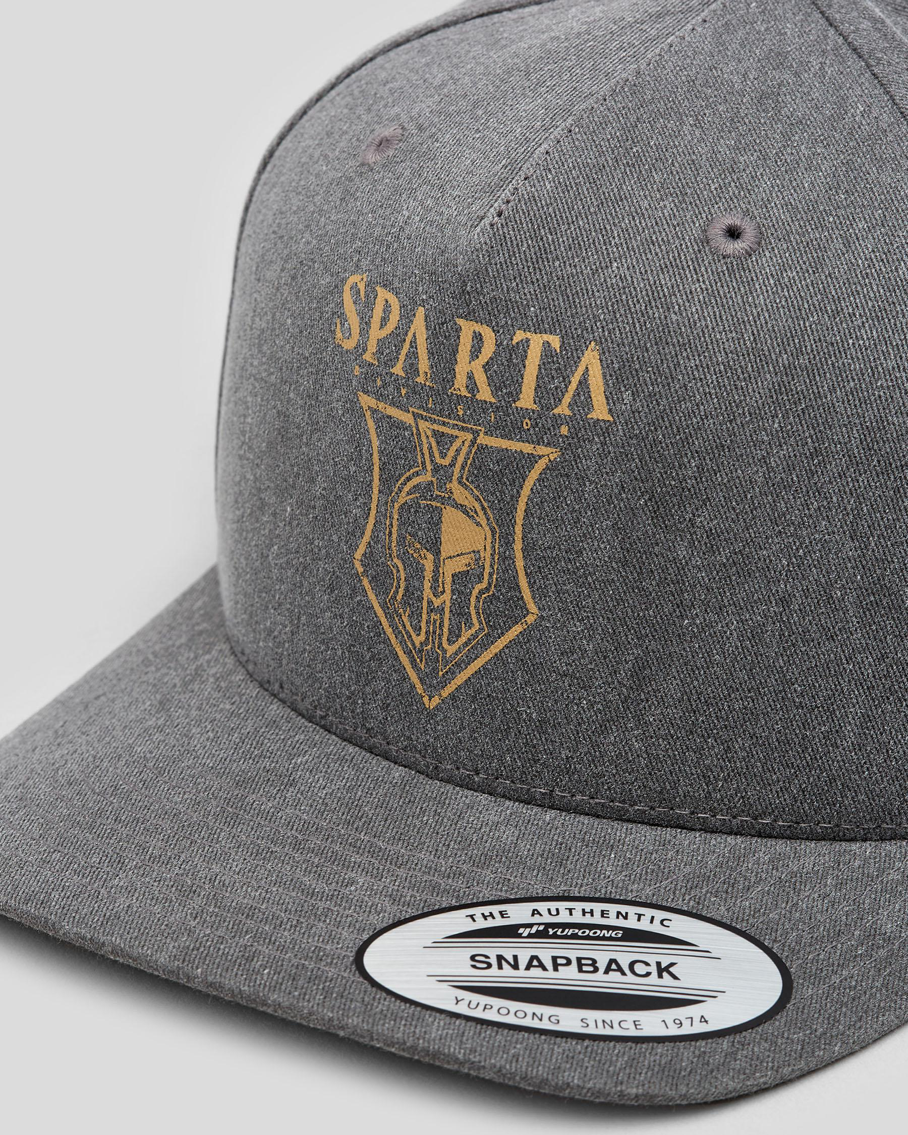 Shop Sparta Holy Grail Snapback Cap In Washed Black - Fast Shipping ...