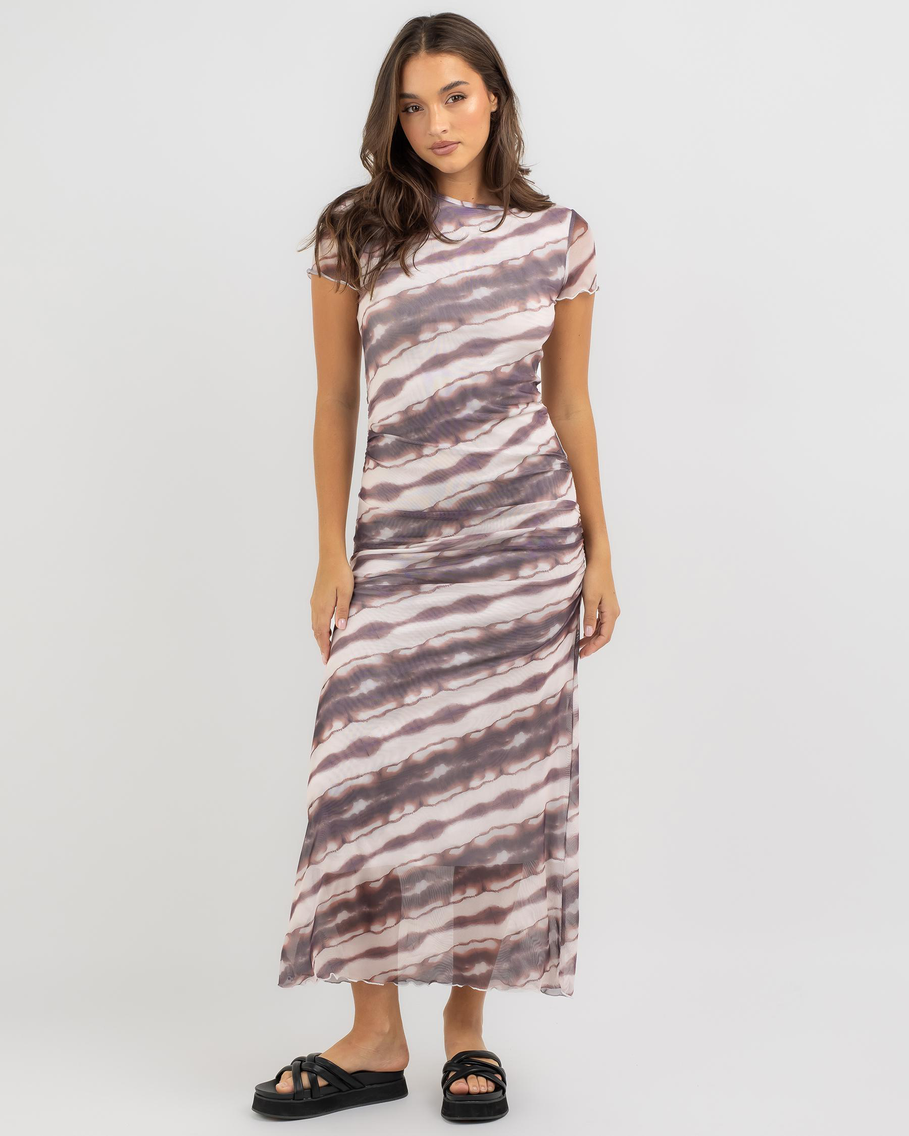 Shop Mint Vanilla Baylyn Maxi Dress In Multi - Fast Shipping & Easy ...