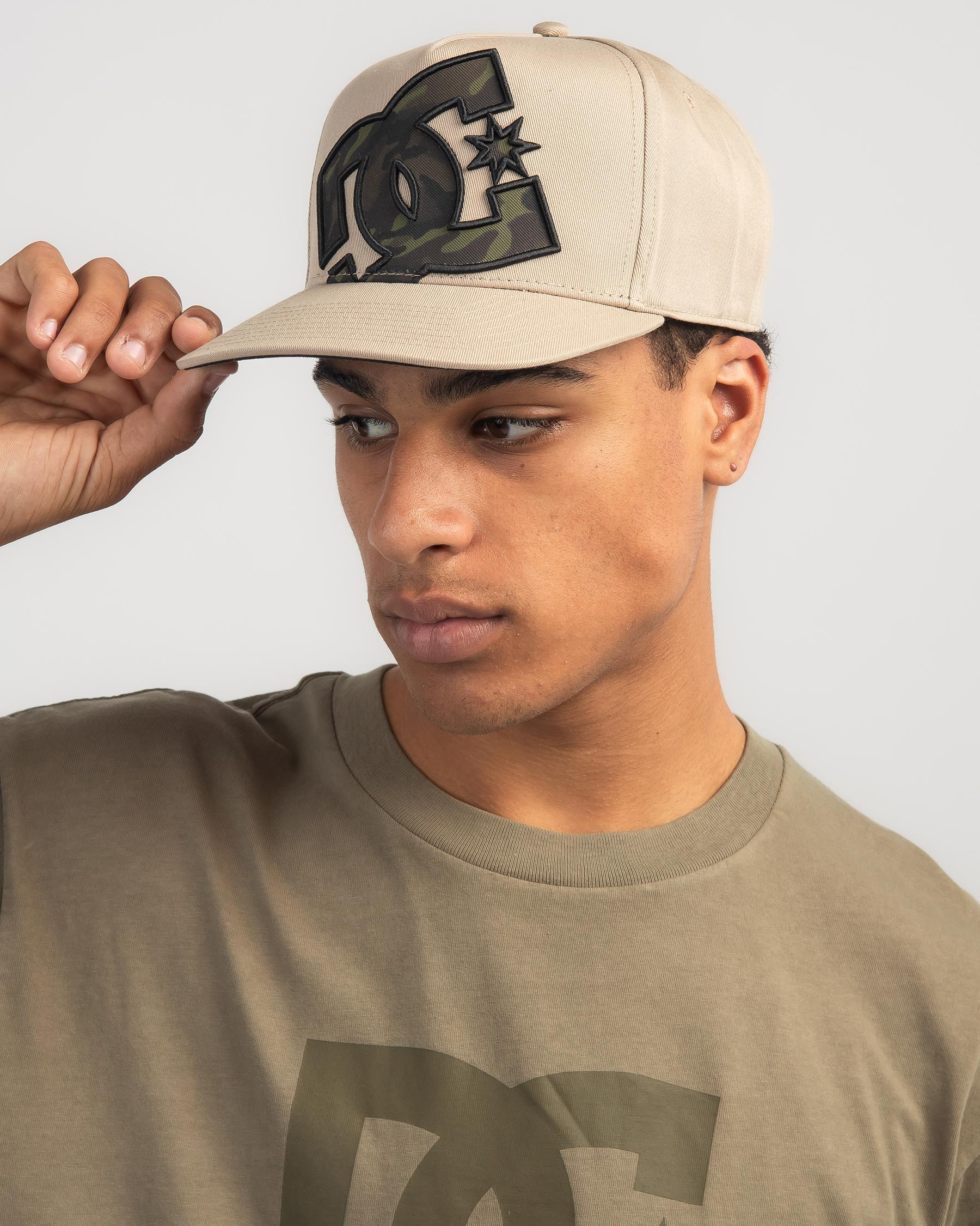 Shop DC Shoes Heardnotts Snapback Cap In Plaza Taupe - Fast Shipping ...