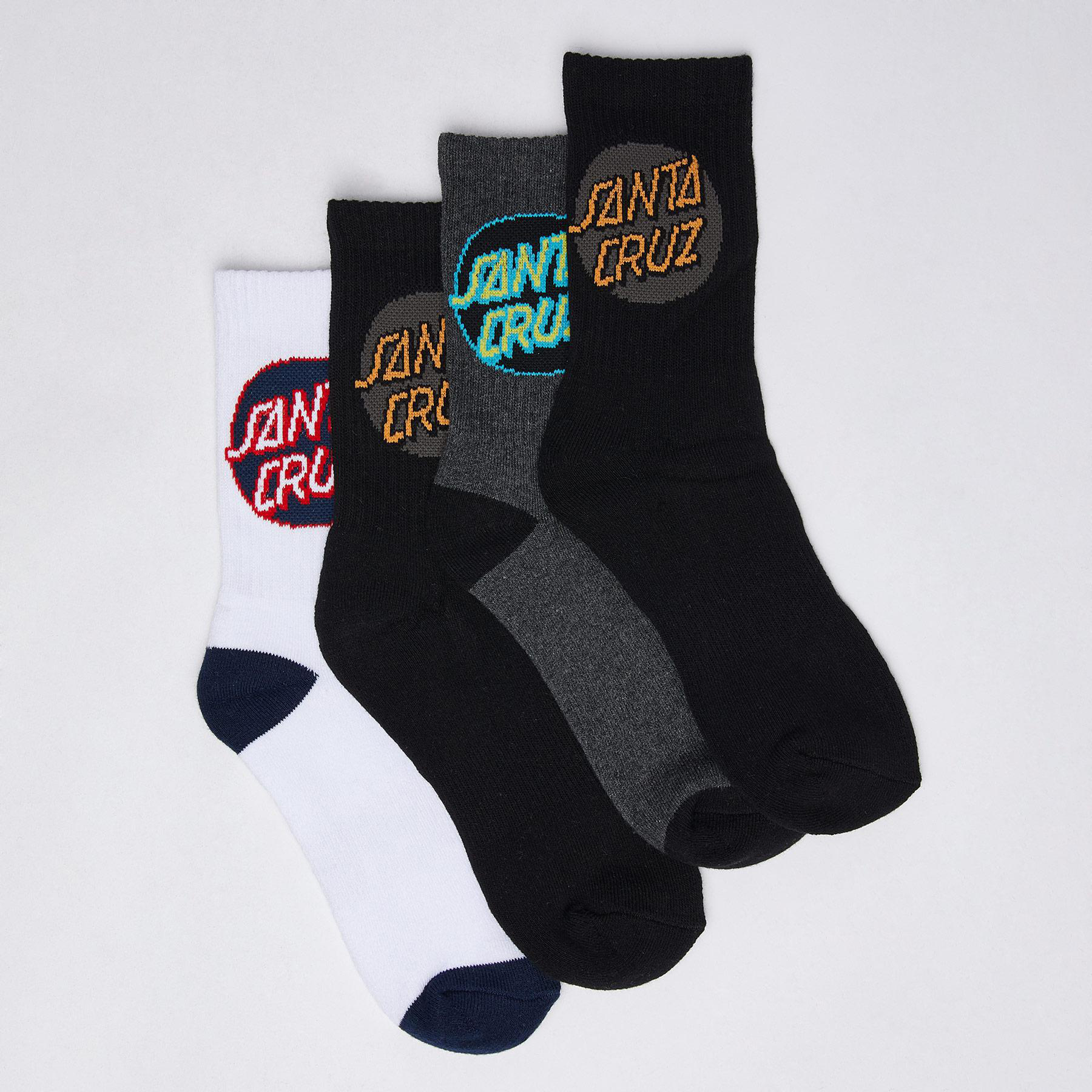 Shop Santa Cruz Boys' Pop Socks 4 Pack In Asst - Fast Shipping & Easy ...