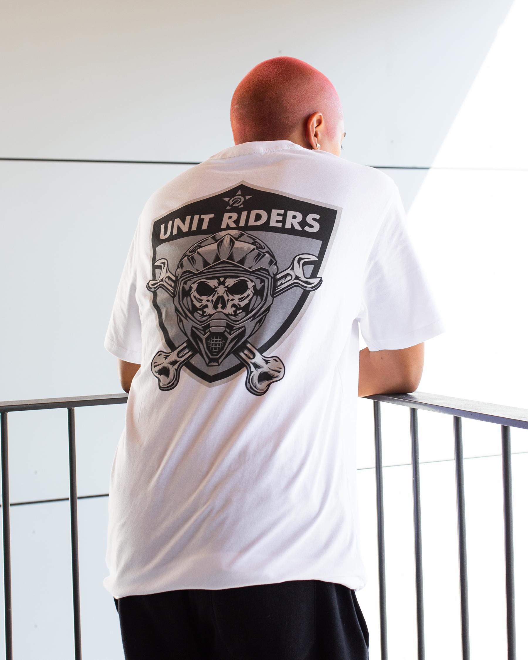 Shop Unit Riders T-Shirt In White - Fast Shipping & Easy Returns - City ...