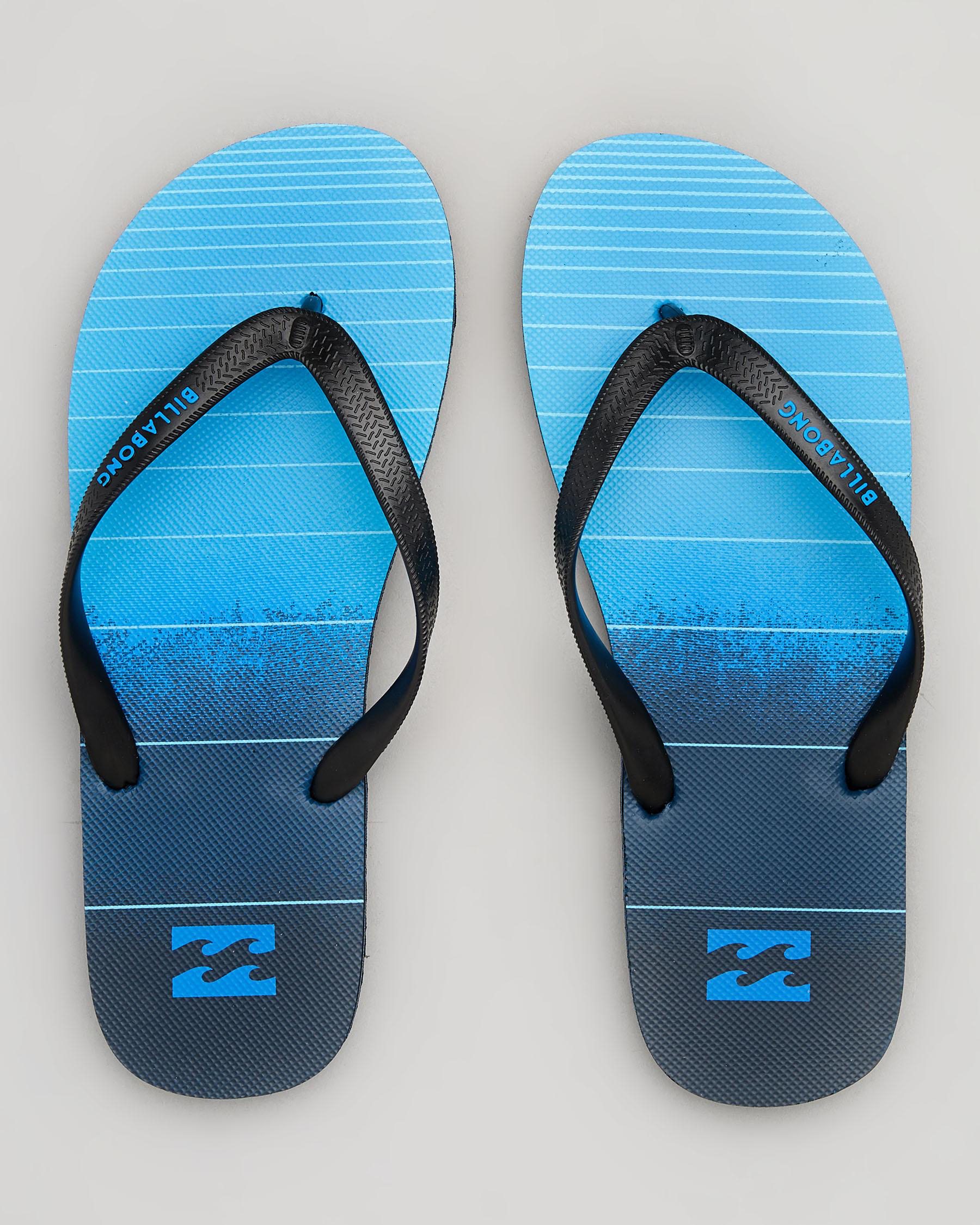Shop Billabong 73 Stripe Thongs In Navy - Fast Shipping & Easy Returns ...