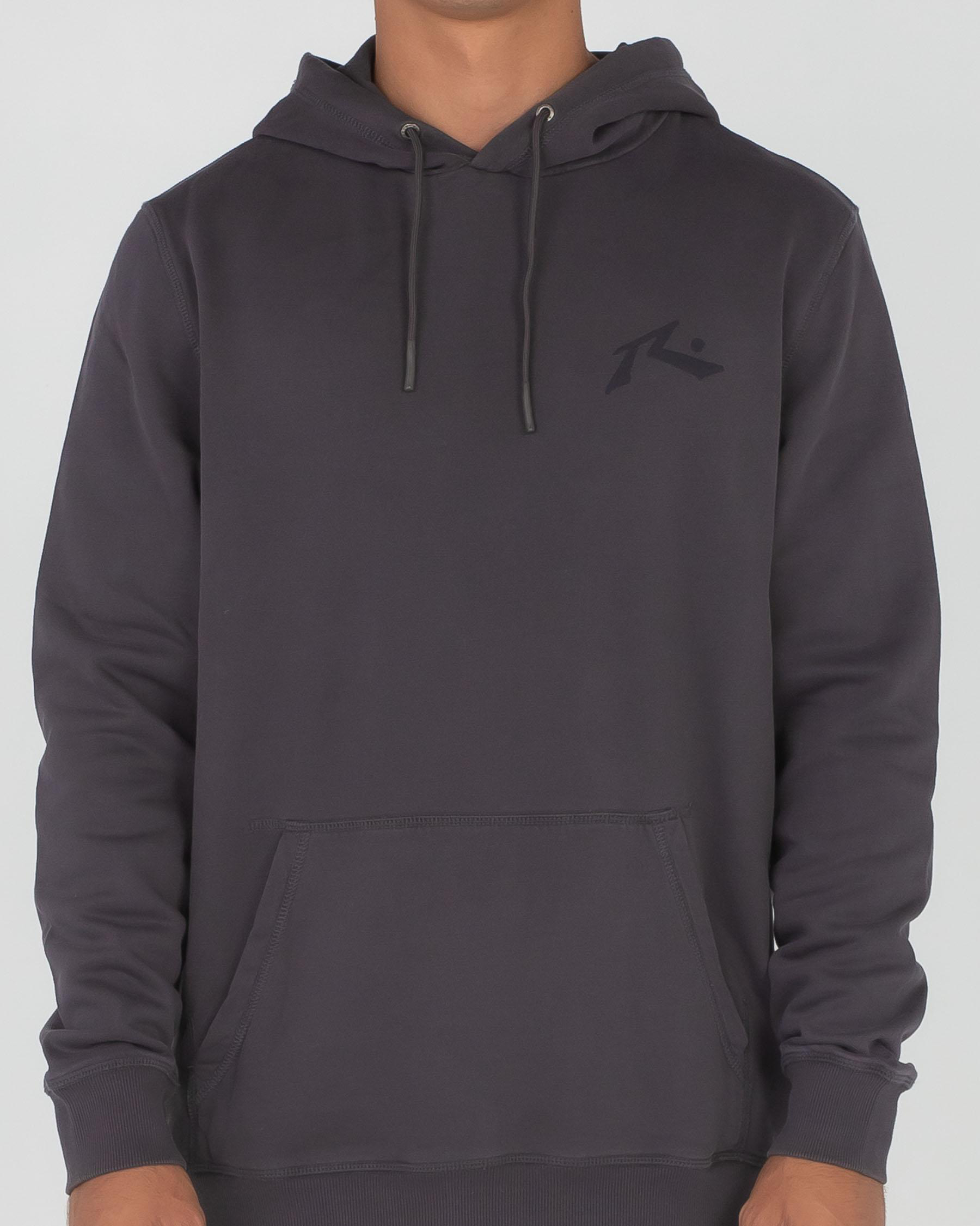 Shop Rusty Competition Wash Hoodie In Coal - Fast Shipping & Easy ...
