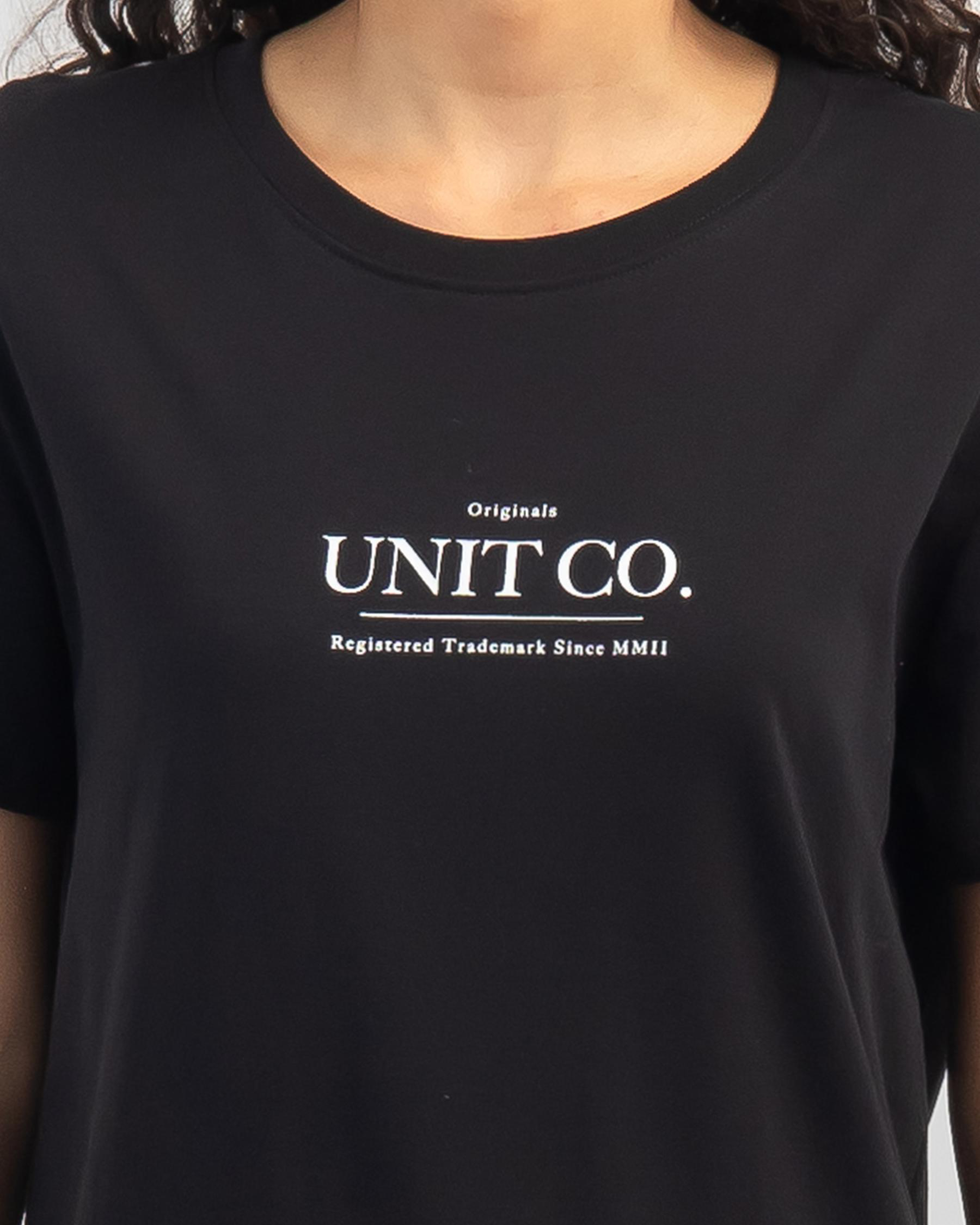 Shop Unit Roots T-Shirt In Black - Fast Shipping & Easy Returns - City ...