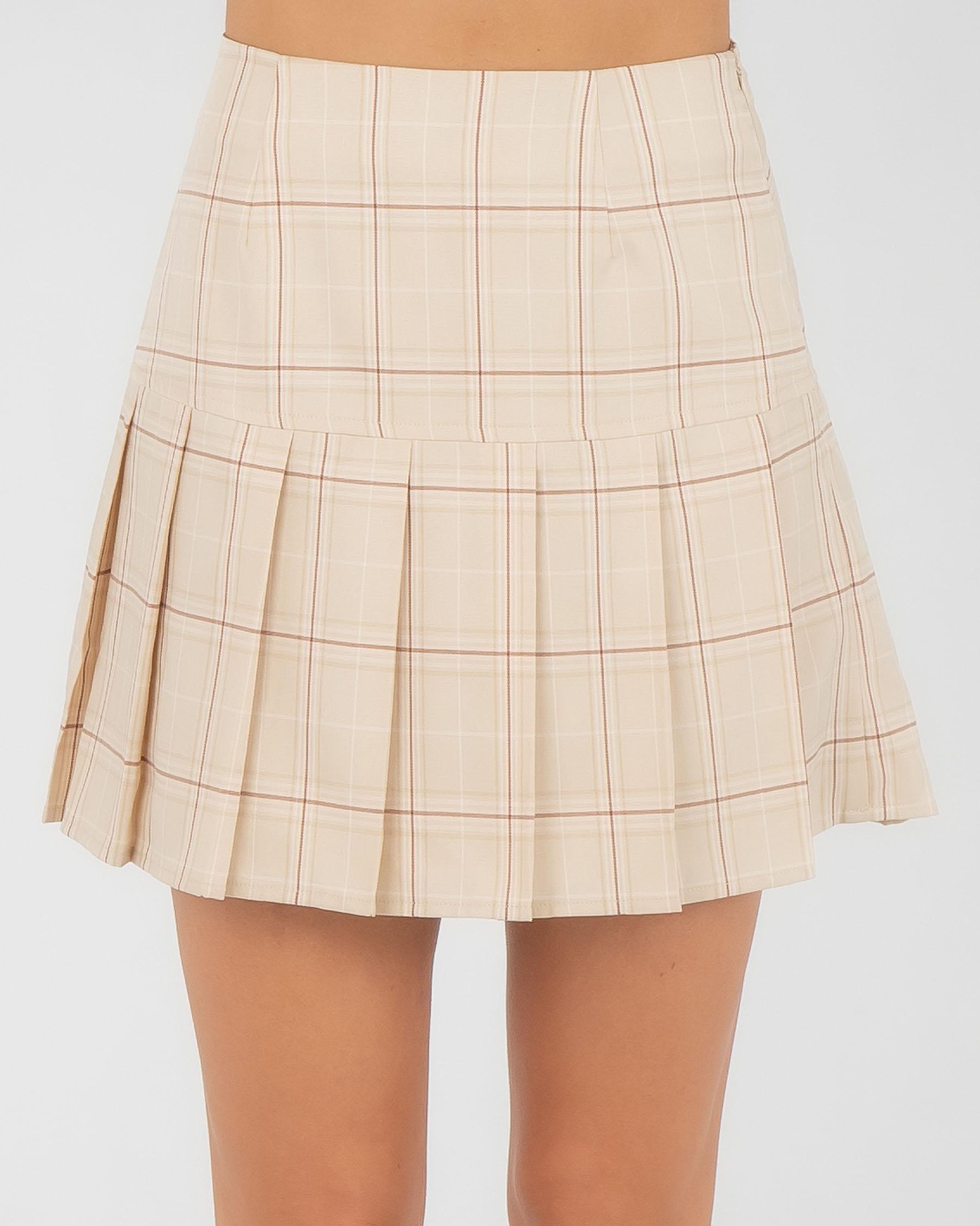 Shop Ava And Ever Nellie Skirt In Beige - Fast Shipping & Easy Returns ...